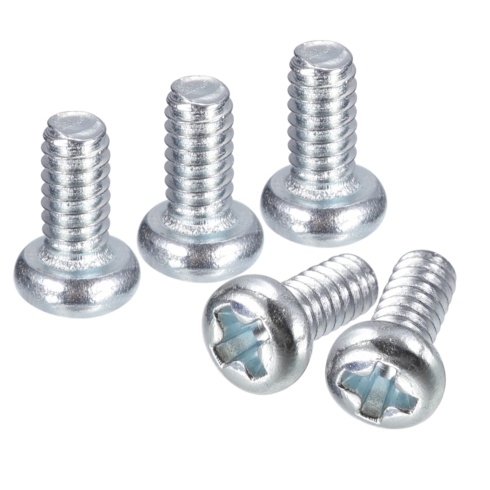 Uxcell #2-56x3/16" Pan Head Phillips Machine Screws, 25pcs Carbon Steel ...