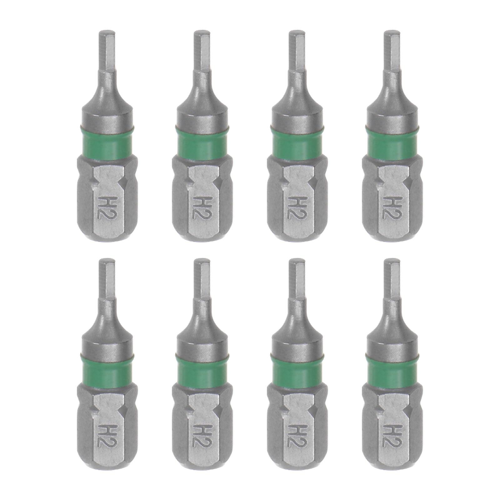 8pcs H2 Hex Screwdriver Bit 2mm 1/4" Hex Shank Magnetic Power Drill ...