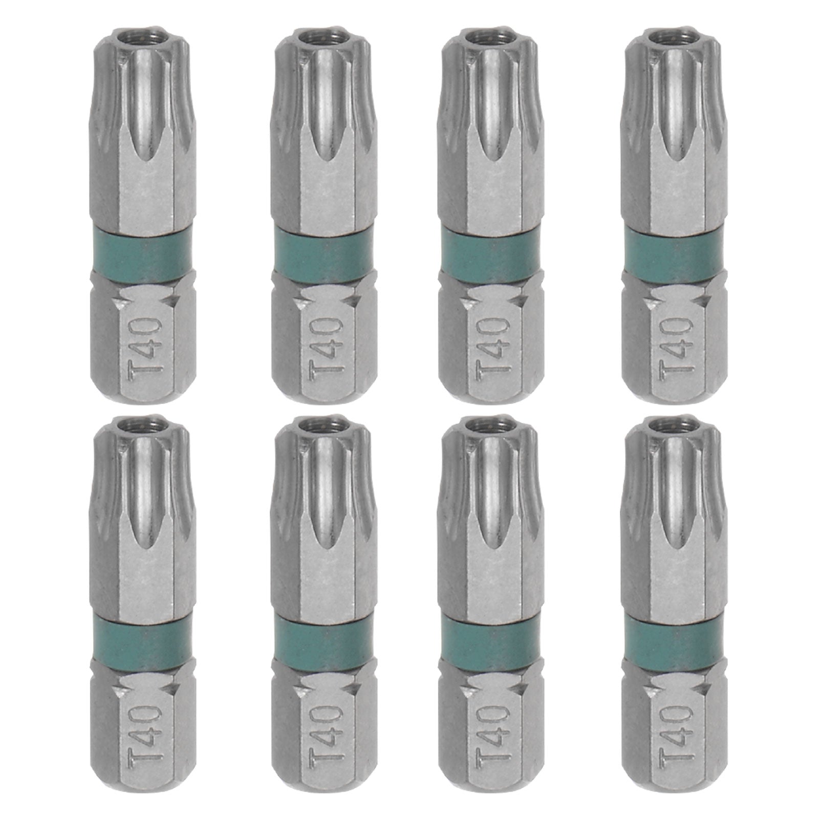 8pcs T40 Torx Hex Screwdriver Bit 1/4" Hex Shank Magnetic Power Drill ...
