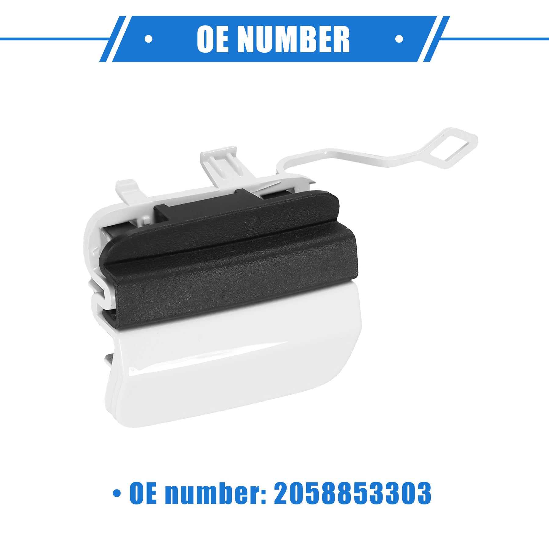 Car Tow Hook Eye Hole Cover Cap Compatible for Mercedes-Benz C300 Sport ...