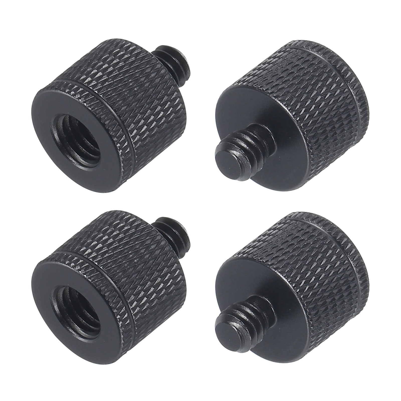 4Pack Mic Stand Adapter M8 Female to 1/4 Male Camera Screw Adapter ...