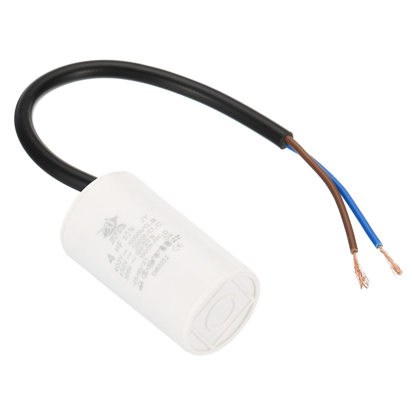 CBB60 4uf Running Capacitor,AC 450V 2 Wires 50/60Hz Cylinder 54x30mm ...