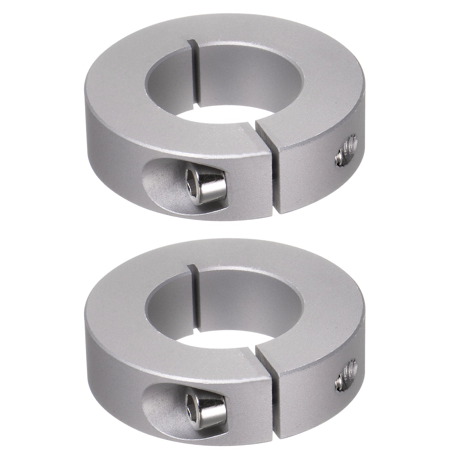 2pcs 30mm Bore Set Screw Split Shaft Collars Aluminum Alloy, 55mm OD ...