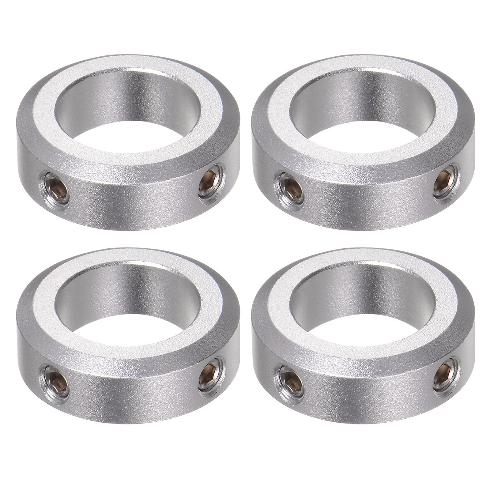 4pcs Shaft Collar 20mm Bore Aluminum Alloy Set Screw Shaft Collars ...