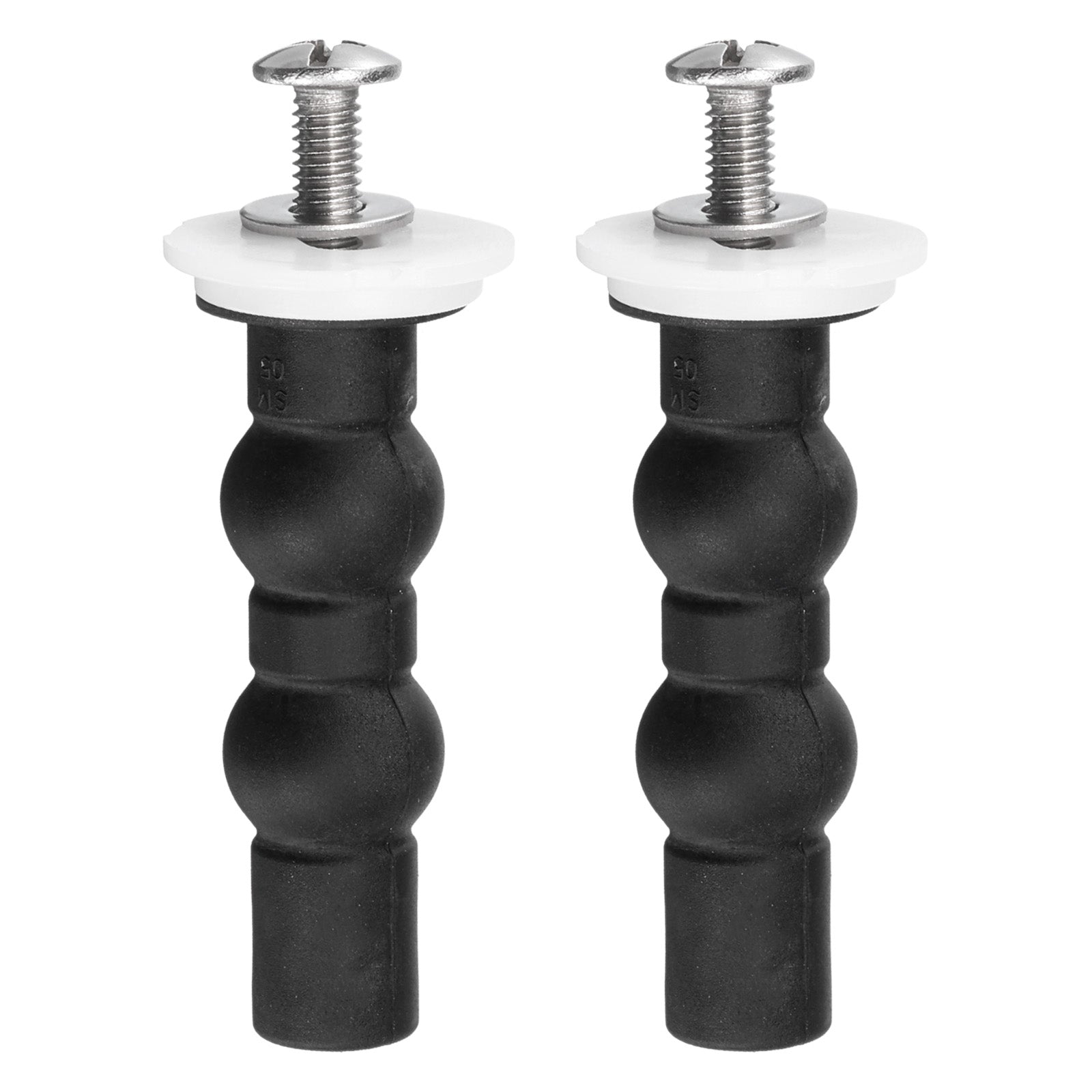 Uxcell 2 Set M6 Expanding Rubber Bolt Top Nuts Set(Washer Dia: 28mm/1.1 ...