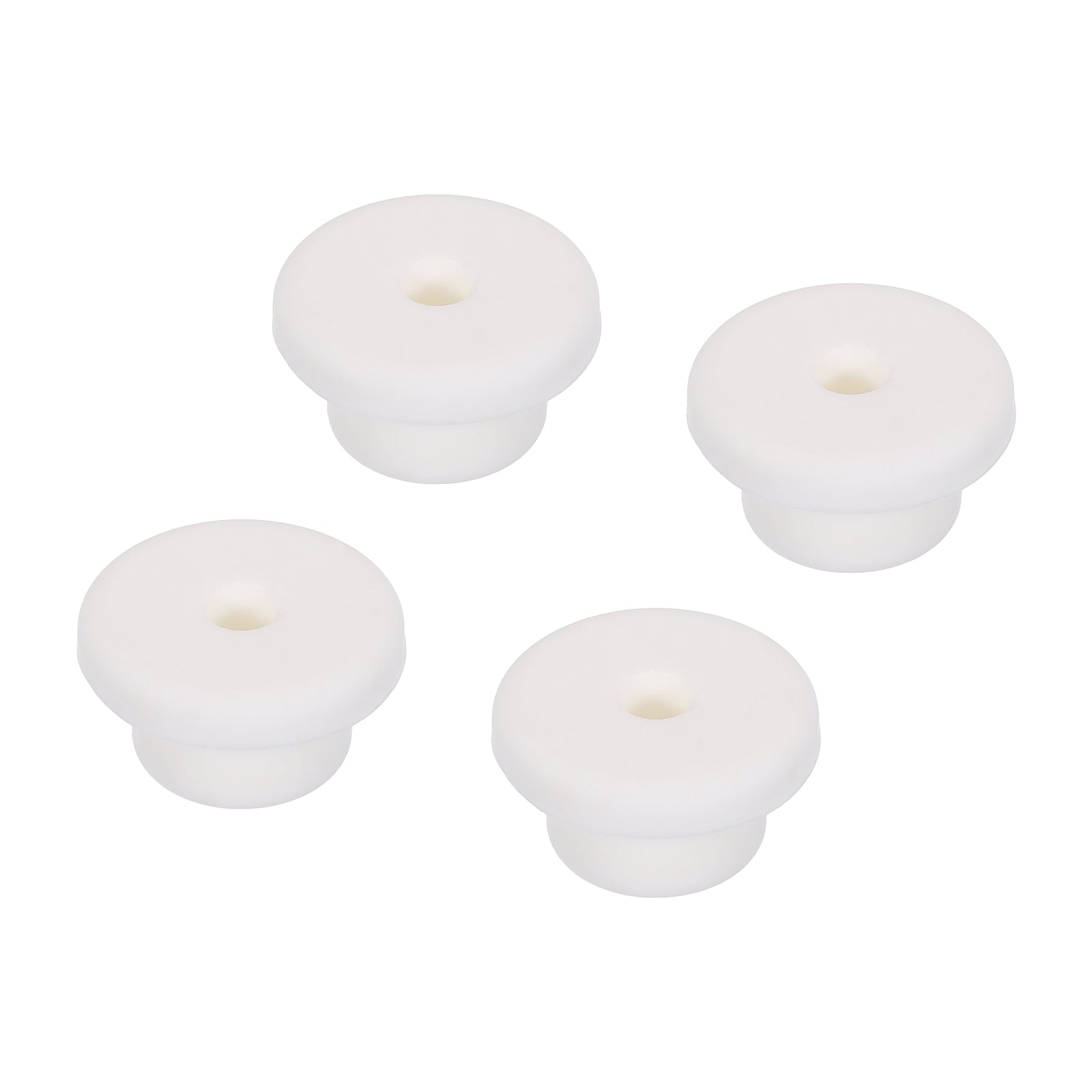 4Pcs T Type Rubber Grommet Mount Dia 17mm ID 7mm H 14mm Seal Protection ...