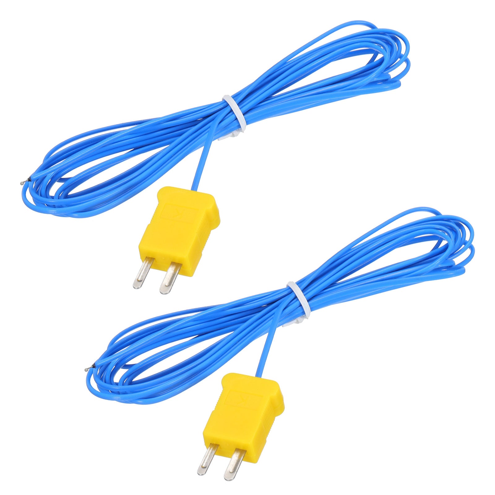 2pcs K Type Thermocouple Mini Connector Temperature Sensor Probes PTFE ...