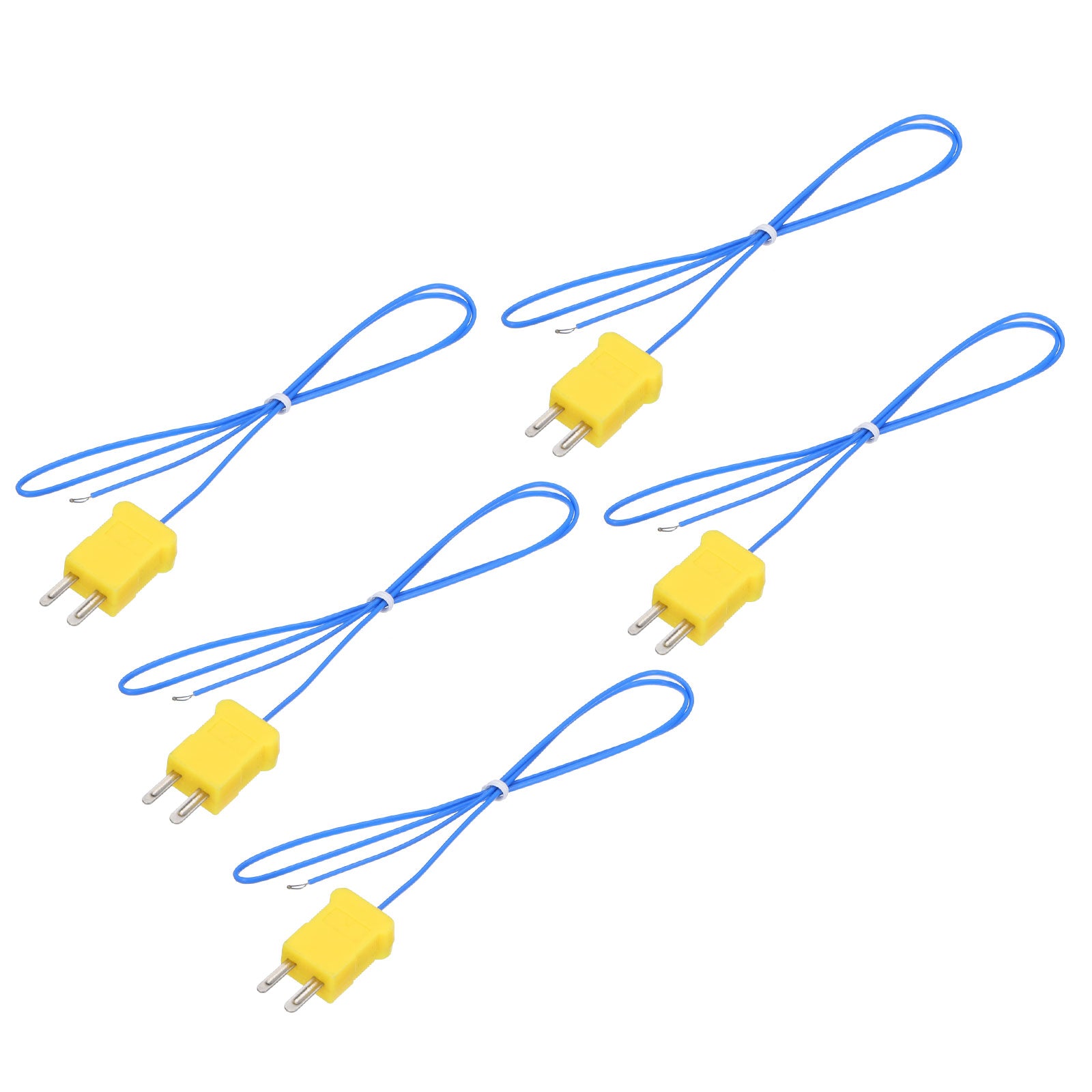 5pcs K Type Thermocouple Mini Connector Temperature Sensor Probes PTFE ...