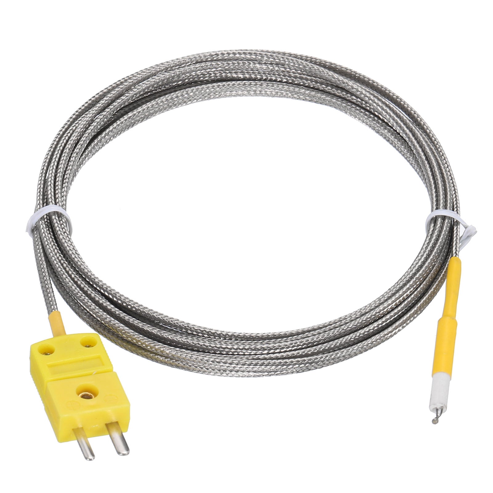 K Type Thermocouple Mini Connector Temperature Sensor Probes Metal ...