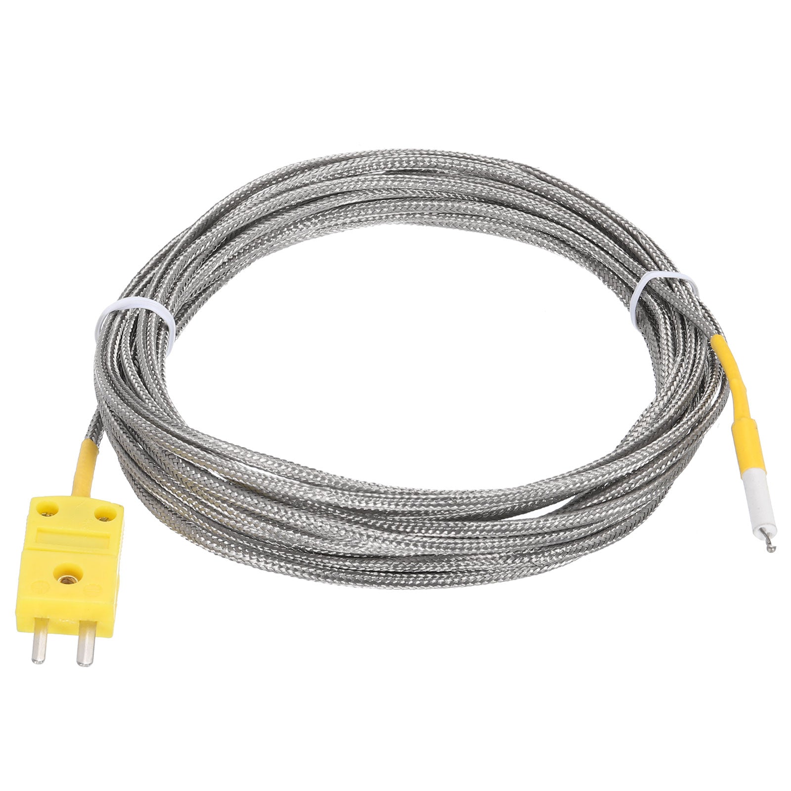 K Type Thermocouple Mini Connector Temperature Sensor Probes Metal ...