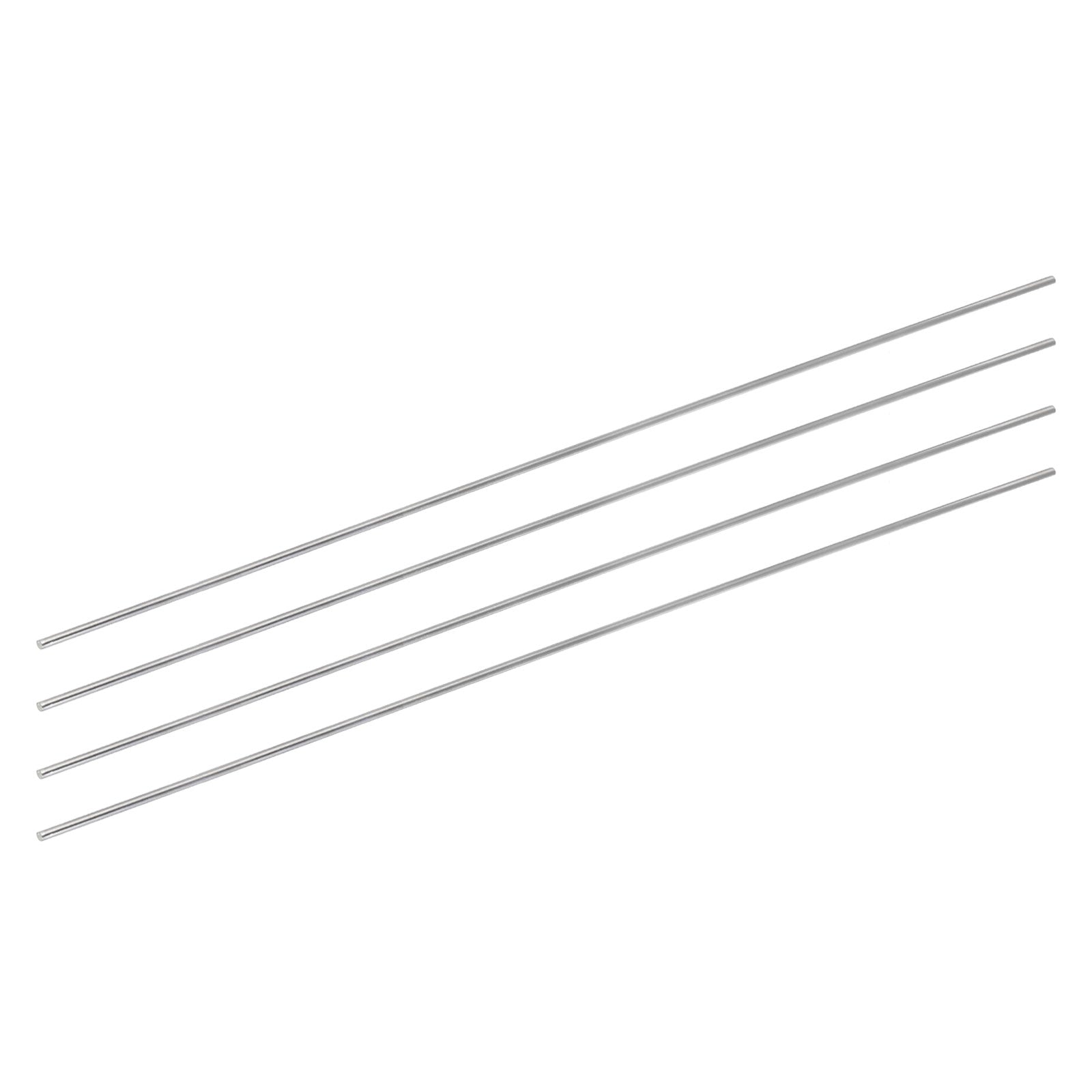 4pcs Stainless Steel Round Rods Solid Shaft Rods 3mm x 400mm for DIY ...