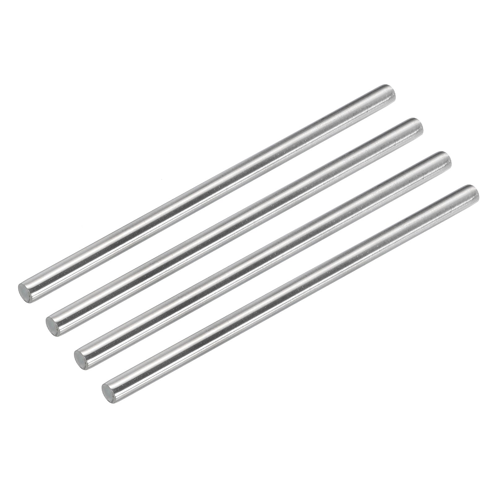 4pcs Stainless Steel Round Rods Solid Shaft Rods 9.5mm x 200mm for DIY ...