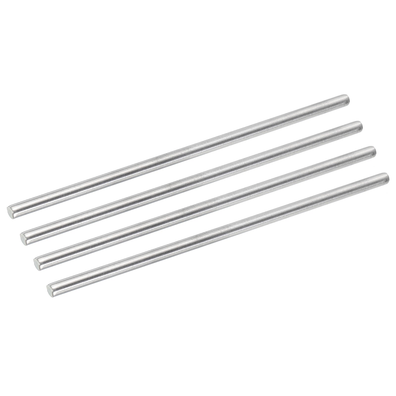4pcs Stainless Steel Round Rods Solid Shaft Rods 8mm x 250mm for DIY ...