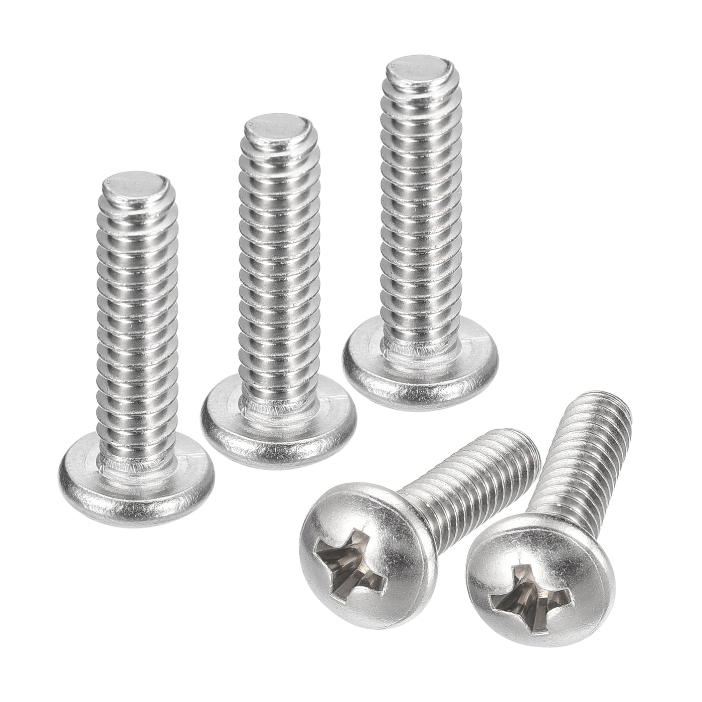 Uxcell #10-24x3/4" Pan Head Machine Screws, Stainless Steel 18-8 Screw ...