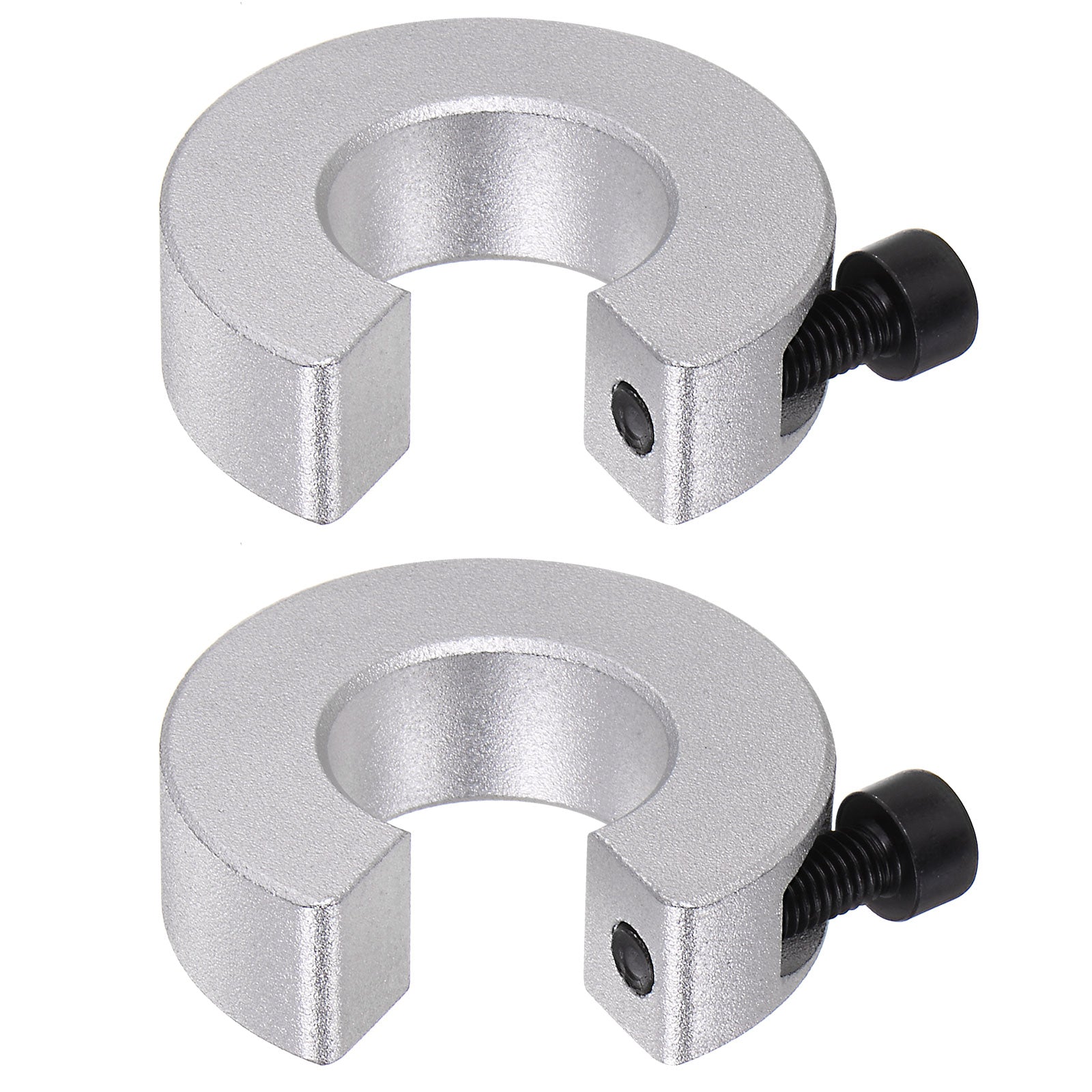 2pcs Clamp-on Shaft Collar Set for Linear Rail SBR20, Anodization ...