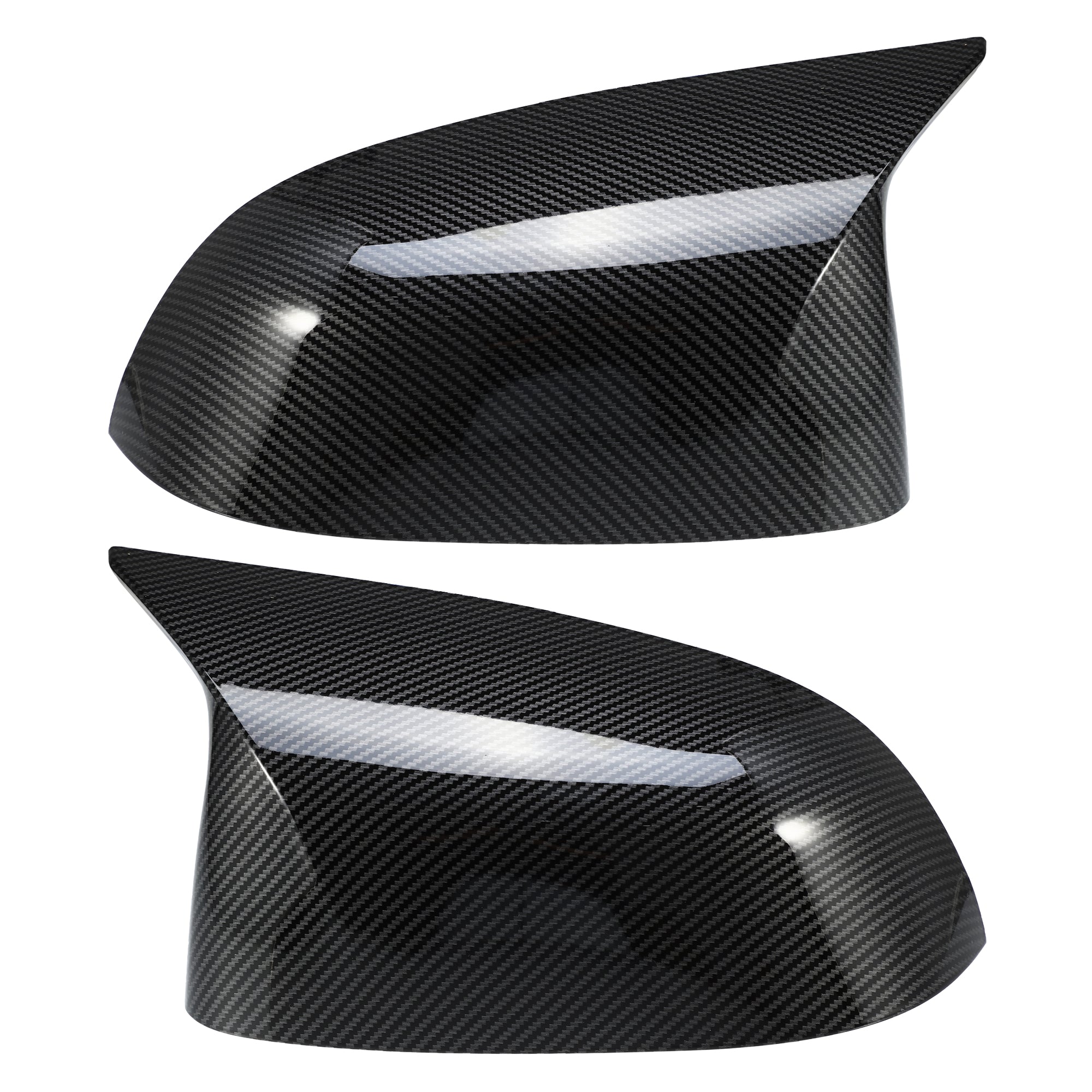 Left Right Side Rearview Mirror Cover, Mirror Cap Replacement, for BMW ...