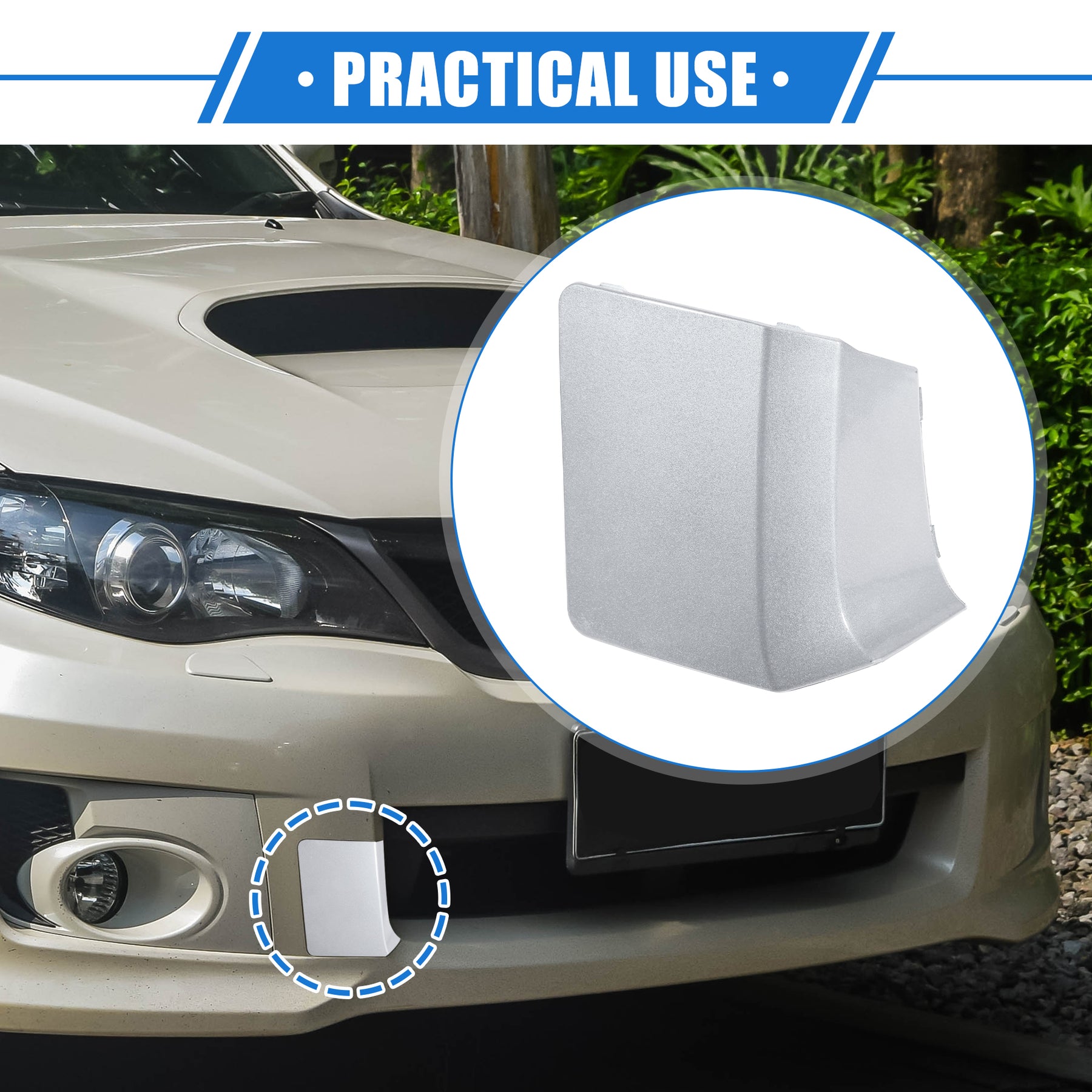 Car Towing Tow Eye Hook Cover Cap Compatible for Subaru Impreza 2010 ...