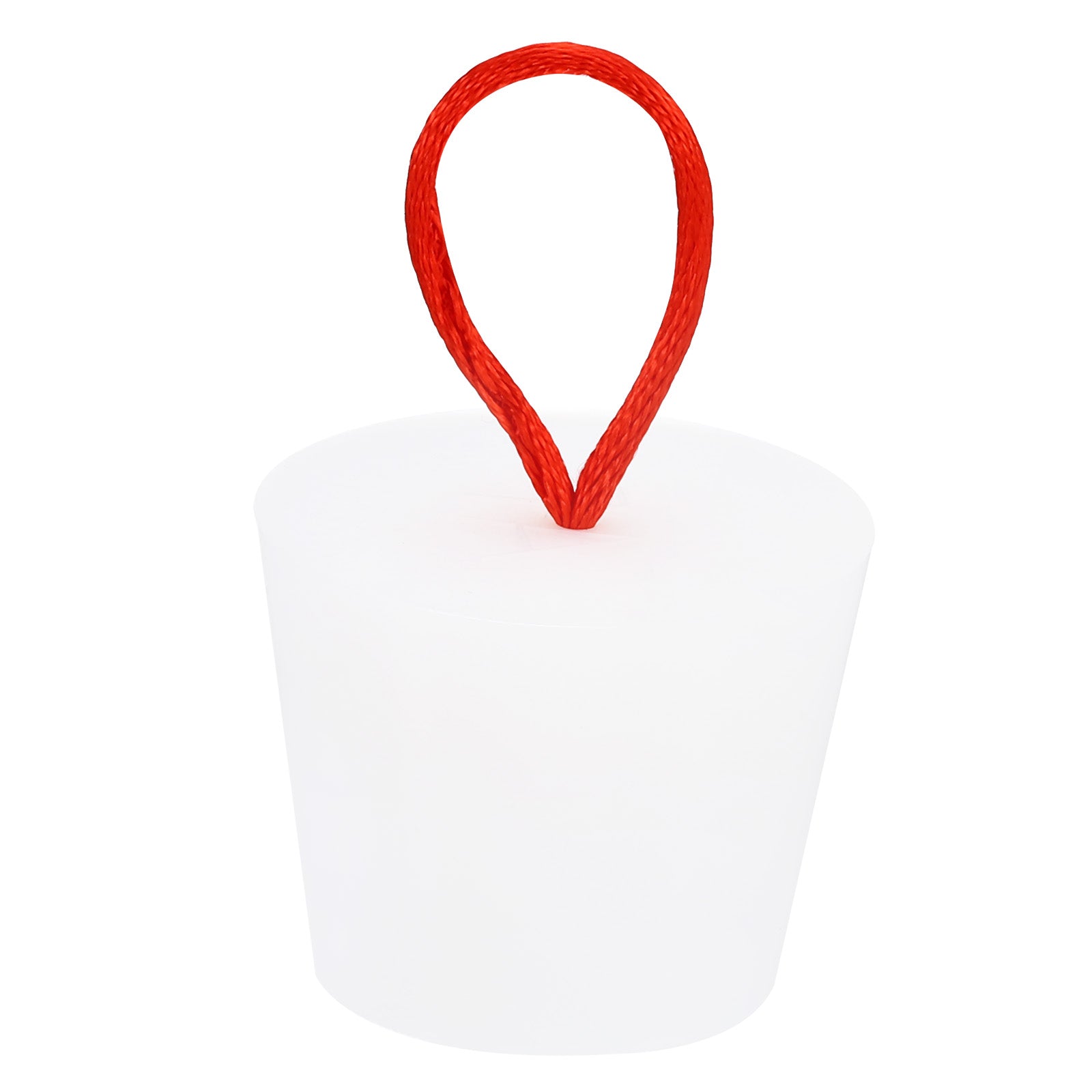 Silicone Rubber Tapered Plug 29 to 38mm Solid Stopper with Handle White ...