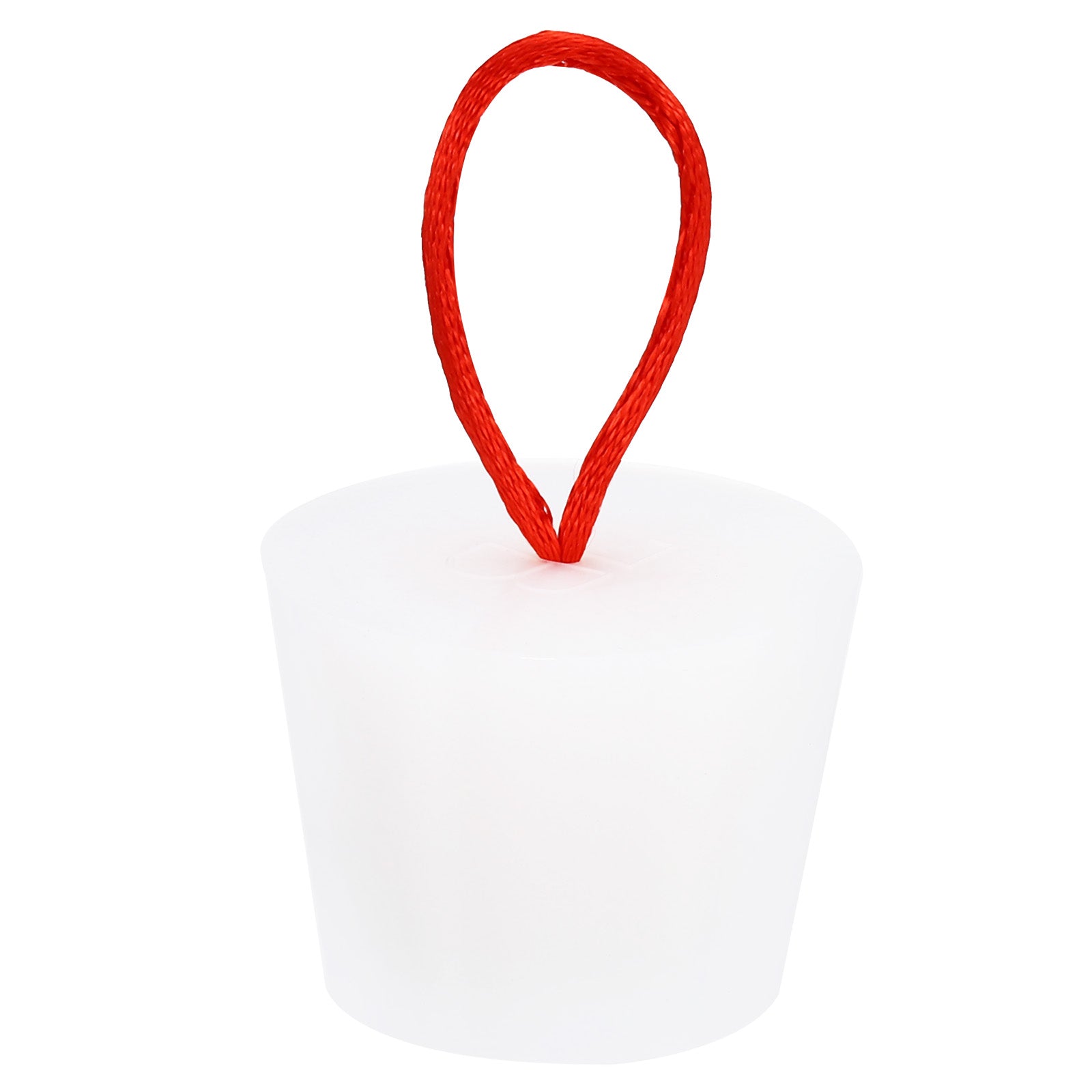 Silicone Rubber Tapered Plug 30 to 39mm Solid Stopper with Handle White ...