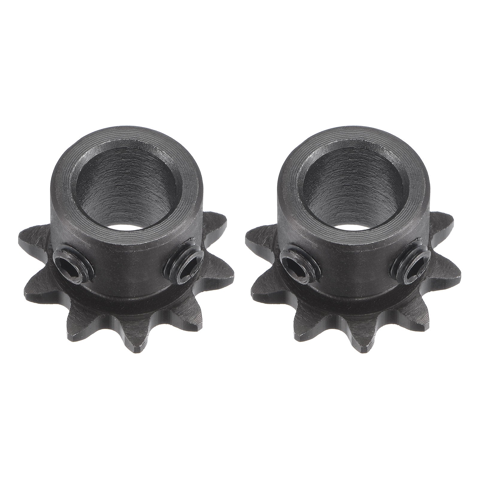 Uxcell #25 Chain Roller Sprocket 10mm Bore 1/4" Pitch 10 Tooth Type B ...