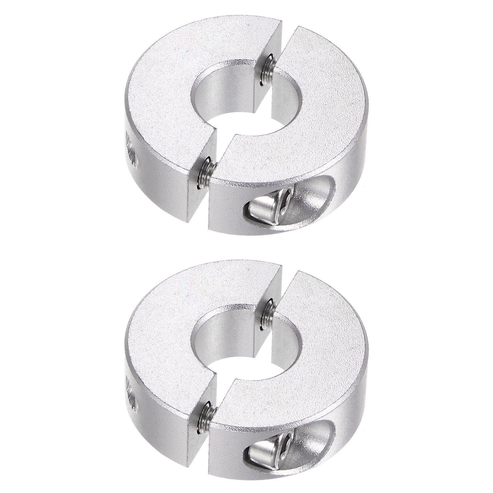 2pcs Double Split Shaft Collar 12mm Bore Clamp-On Collars, 30mm OD ...