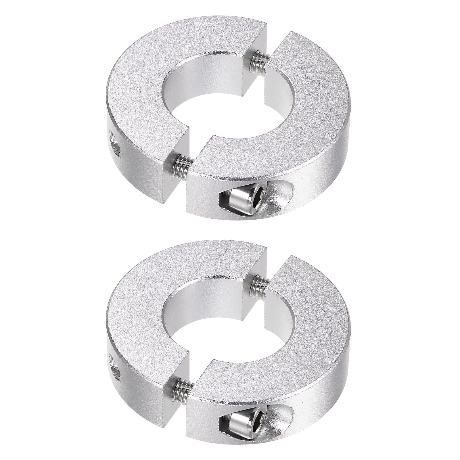 2pcs Double Split Shaft Collar 22mm Bore Clamp-On Collars, 45mm OD ...