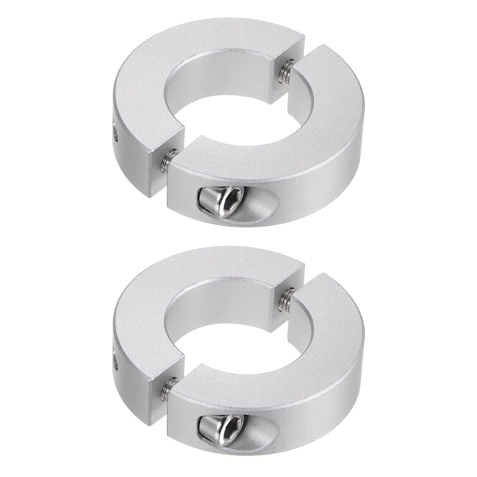 2pcs Double Split Shaft Collar 25mm Bore Clamp-On Collars, 45mm OD ...