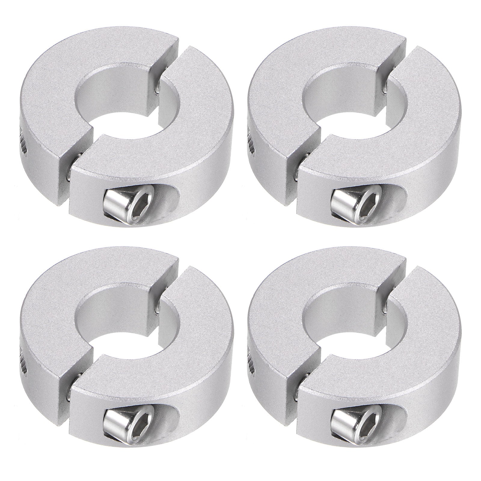 4pcs Double Split Shaft Collar 16mm Bore Clamp-On Collars, 35mm OD ...