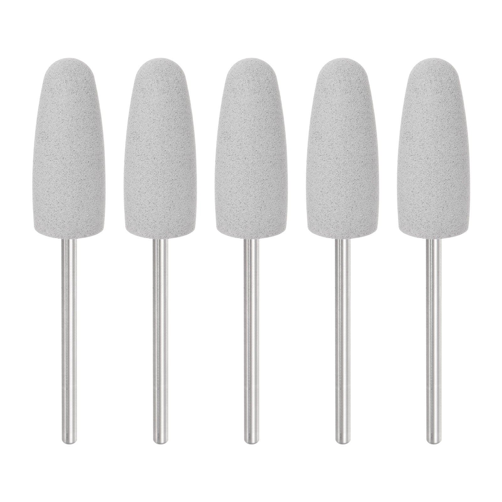 5pcs Rubber Polishing Bit Buffing Wheels 150 Grit 10mm Cone Grinding ...