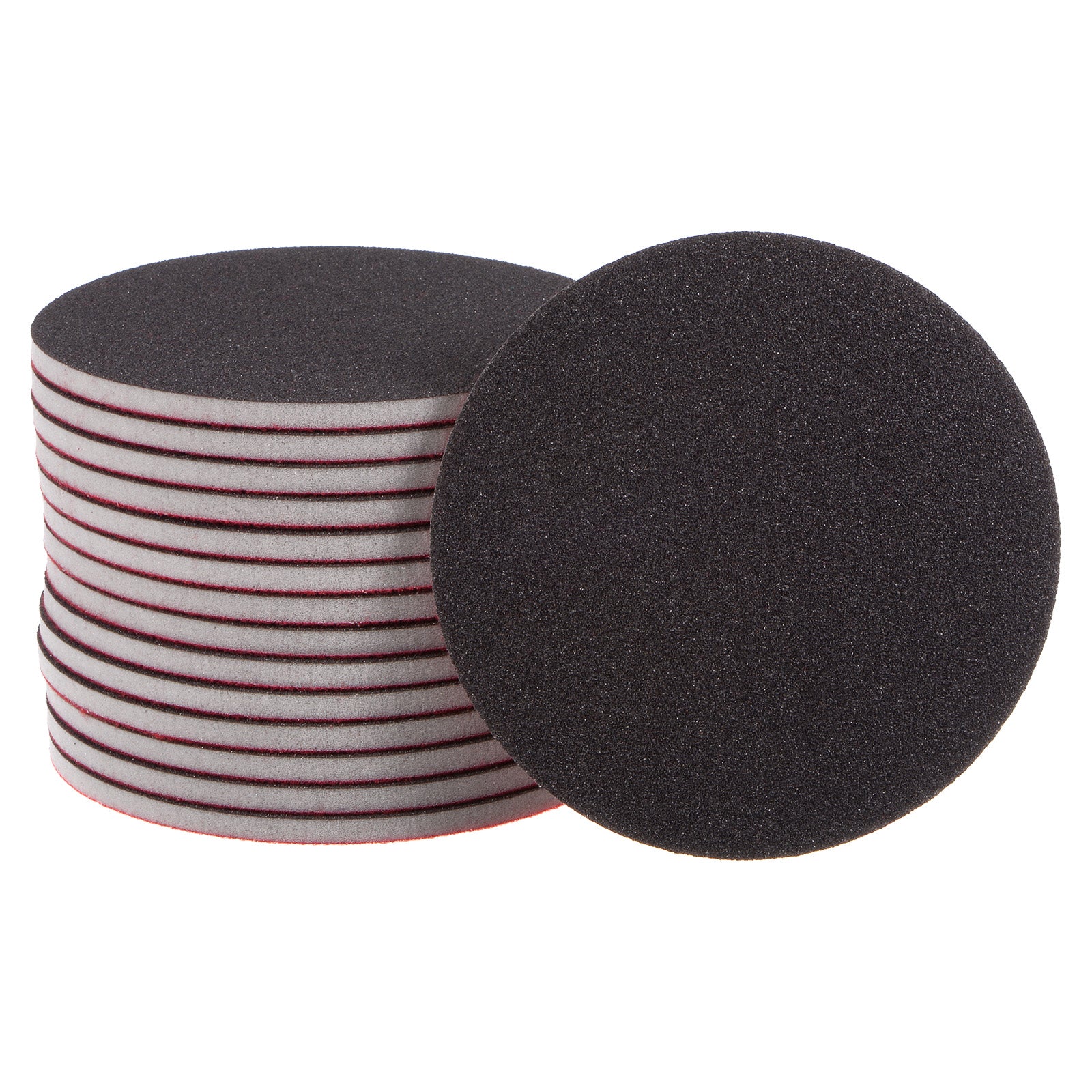 15pcs 180 Grit 5-inch Sponge Pad Sanding Sponge Hook and Loop Sanding ...