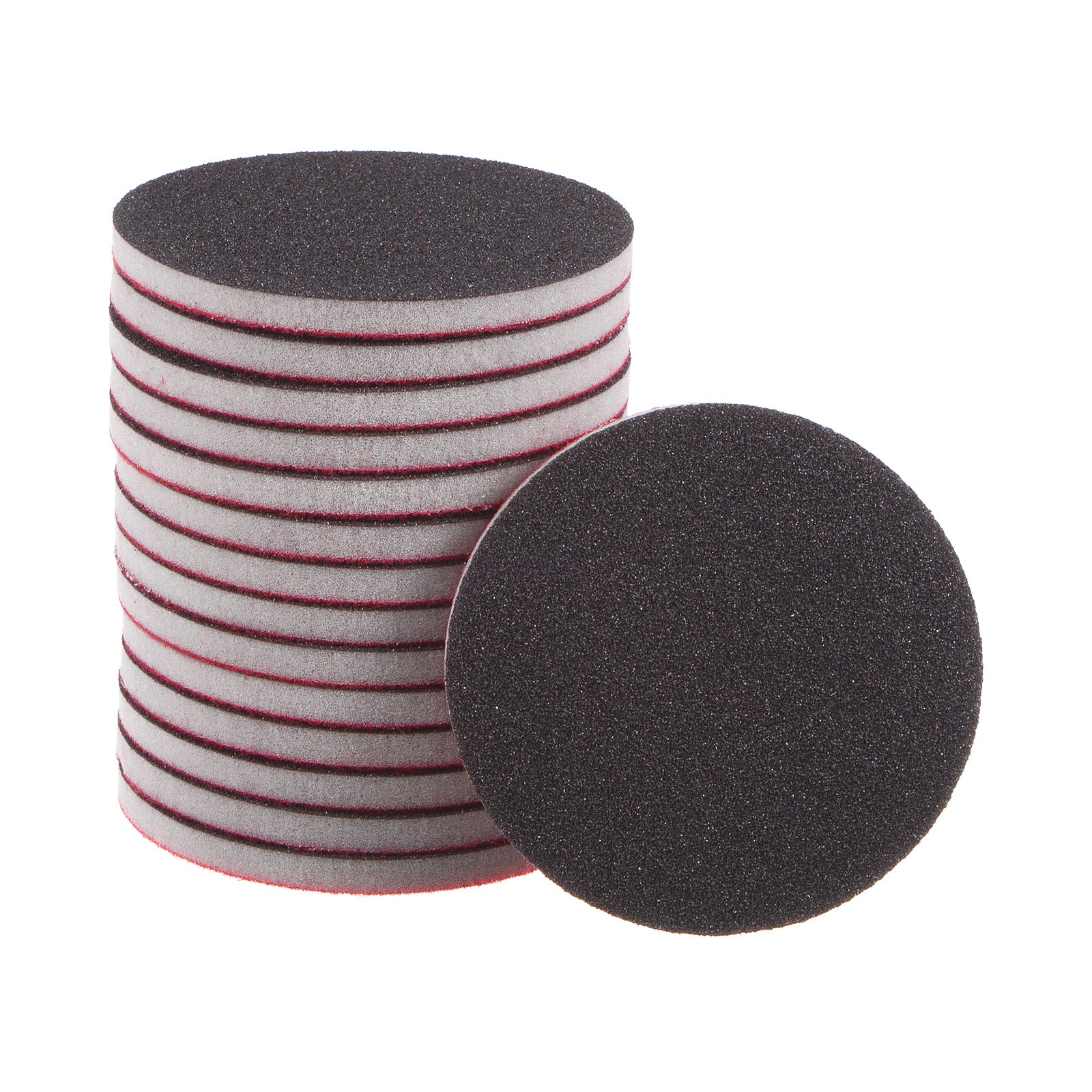 15pcs 180 Grit 3-inch Sponge Pad Sanding Sponge Hook and Loop Sanding ...