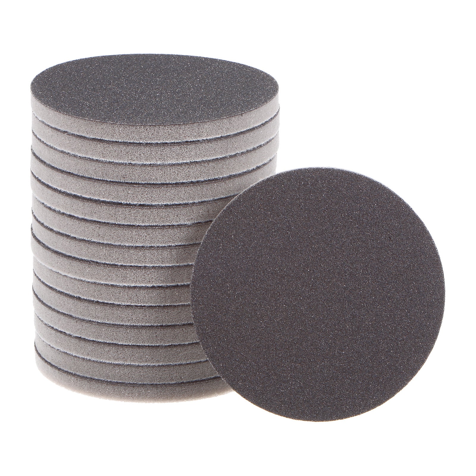 15pcs 220 Grit 3-inch Sponge Pad Sanding Sponge Hook and Loop Sanding ...