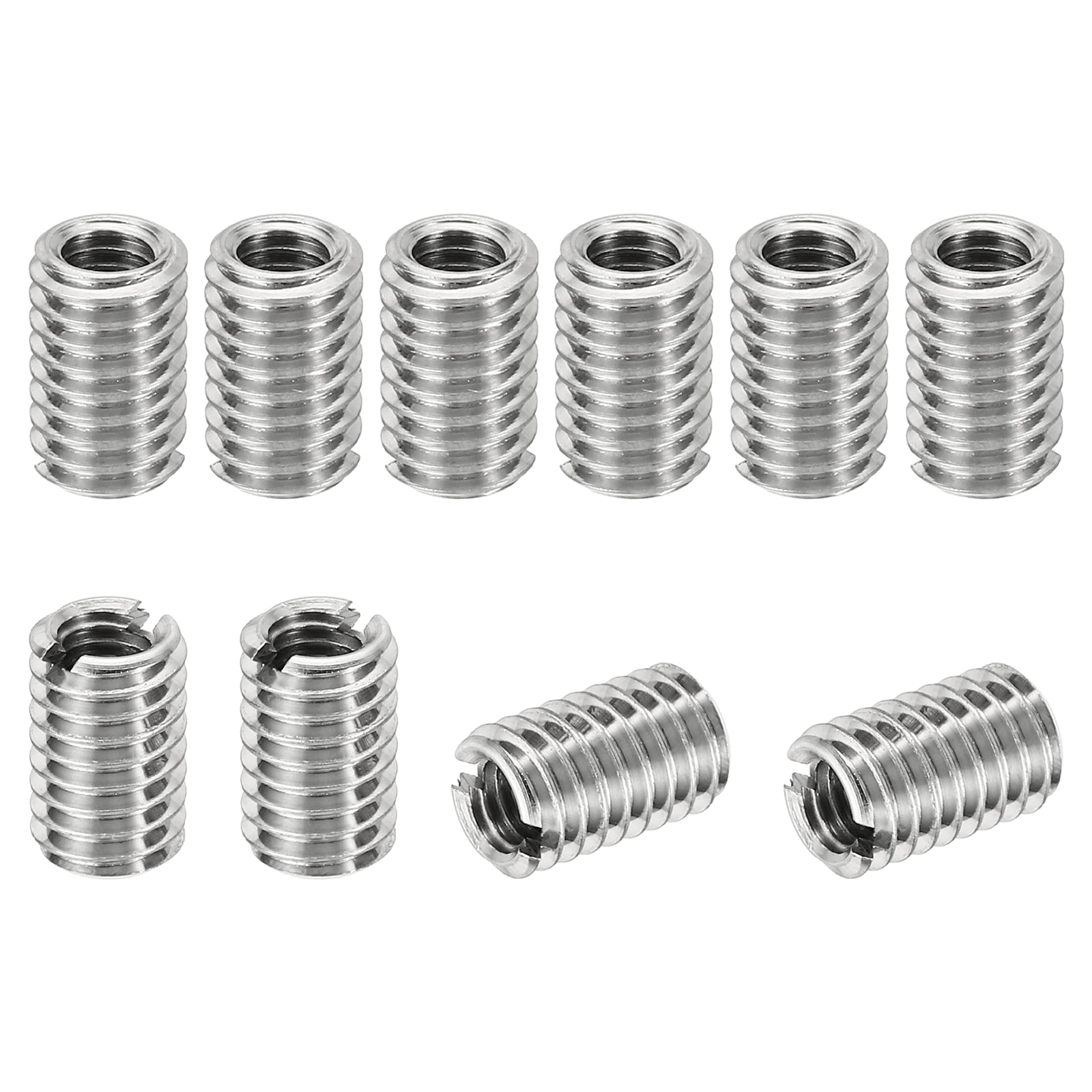Thread Adapters Sleeve Reducing Nut, 10 Pcs M6*1 Male to M4*0.7 Female ...