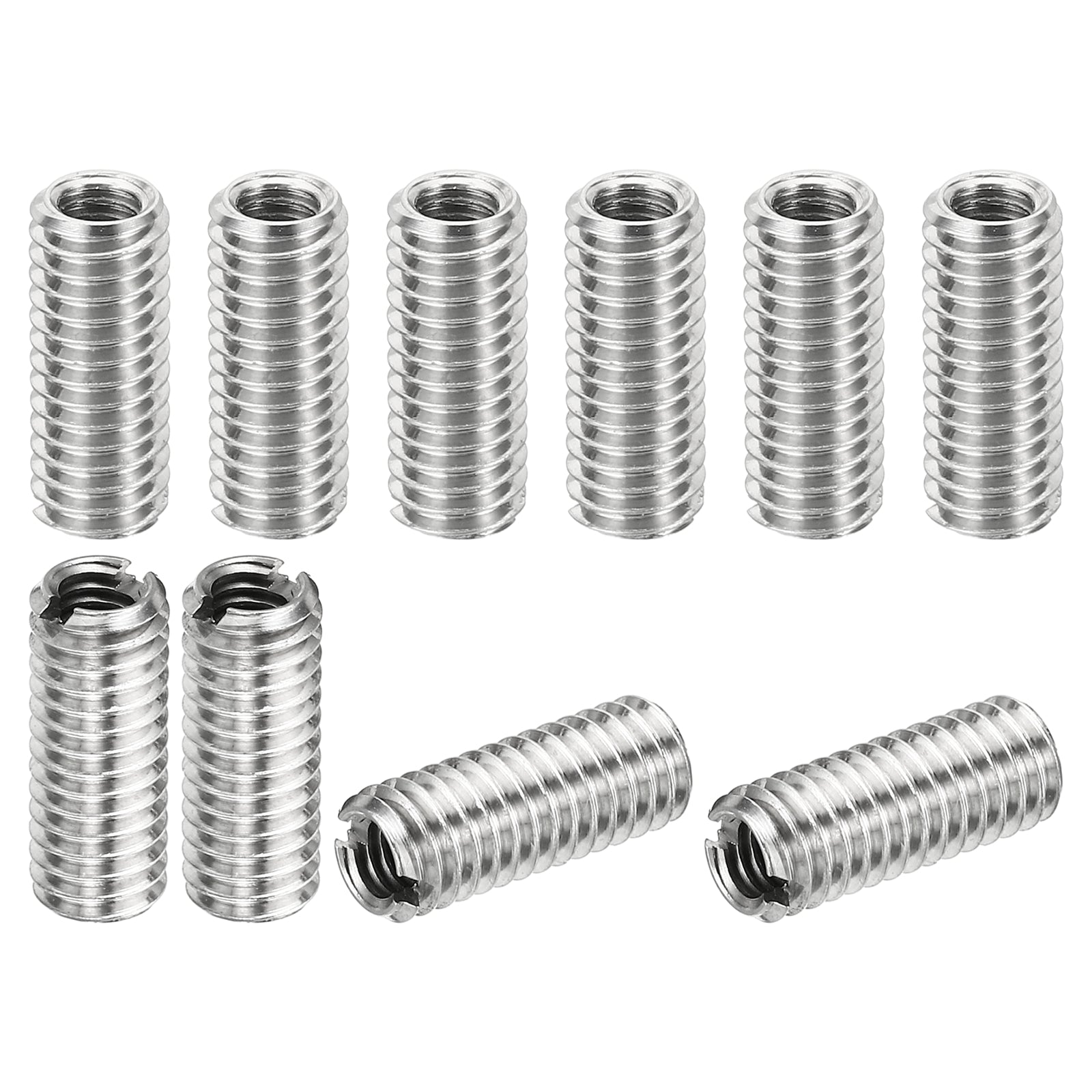 Thread Adapters Sleeve Reducing Nut, 10 Pcs M6*1 Male to M4*0.7 Female ...