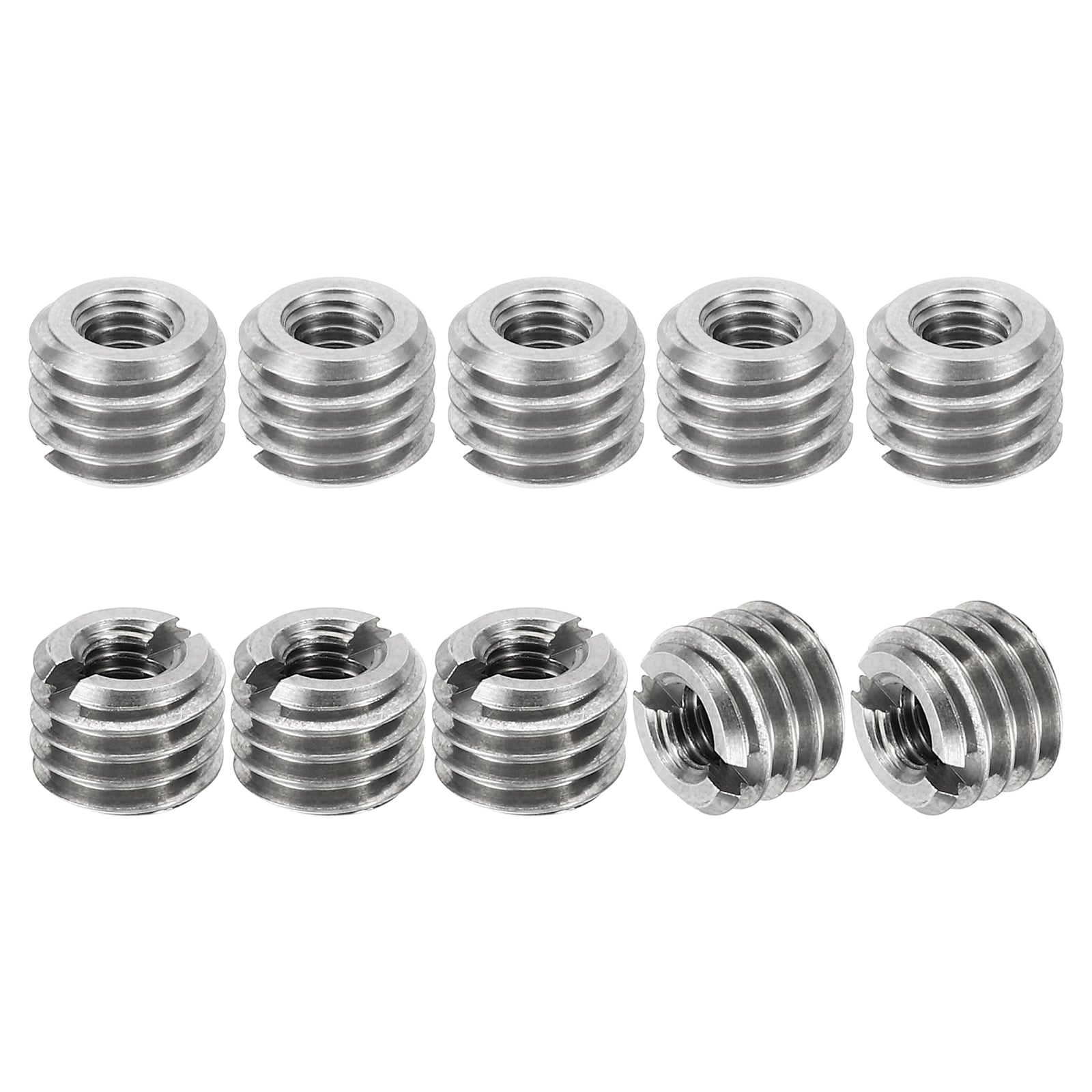 Thread Adapters Sleeve Reducing Nut, 10 Pcs M8*1.25 Male to M4*0.7 ...