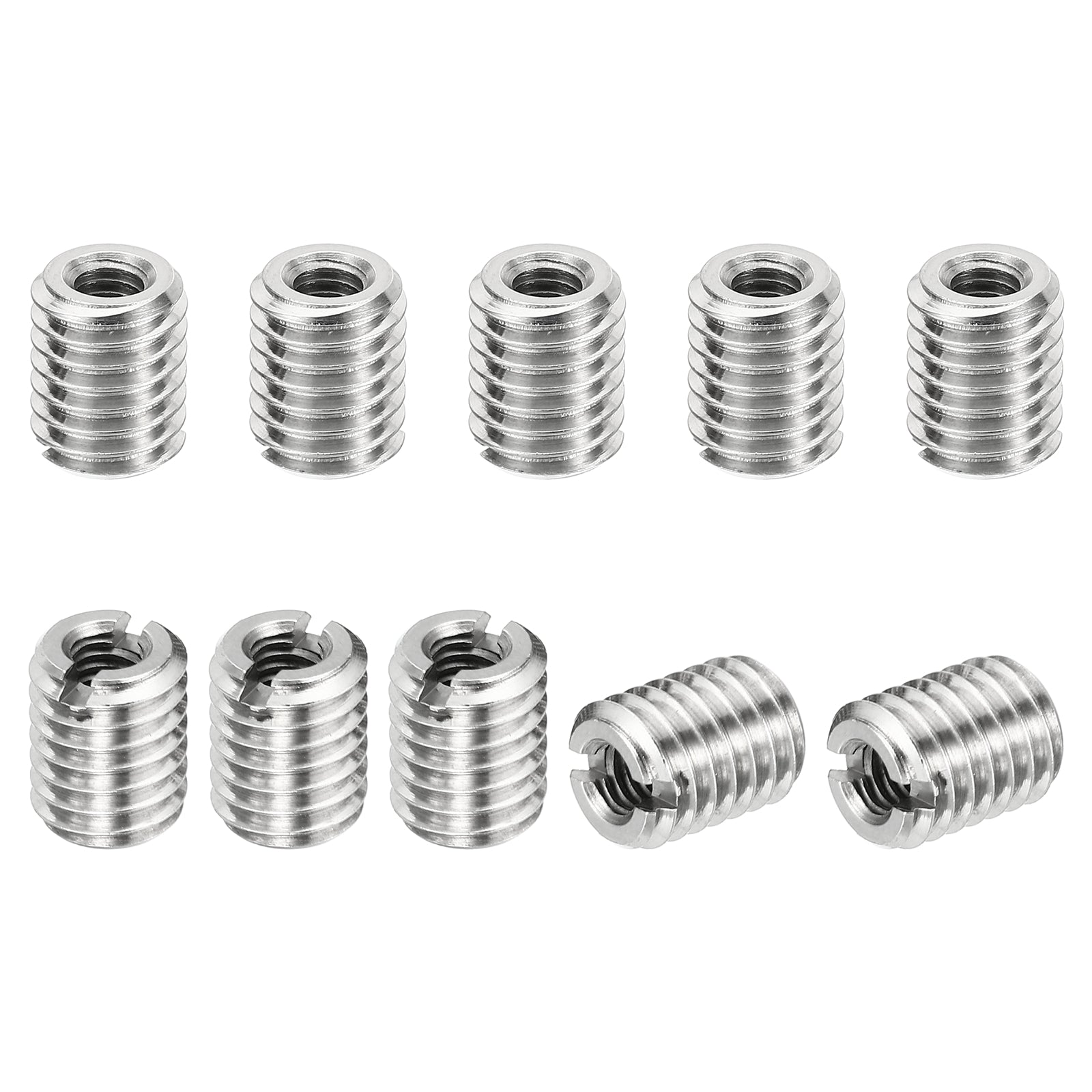 Thread Adapters Sleeve Reducing Nut, 10 Pcs M8*1.25 Male to M4*0.7 ...