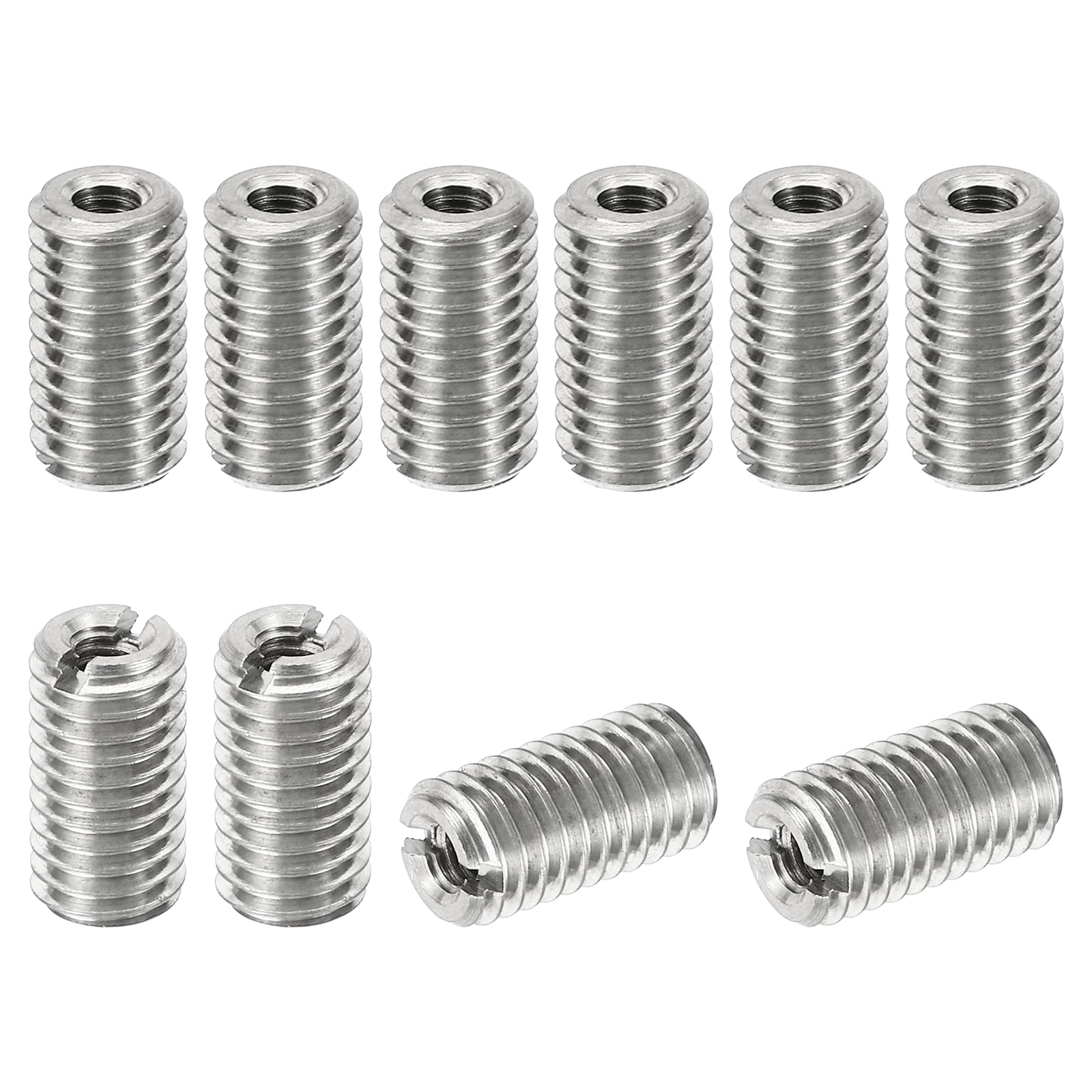 Thread Adapters Sleeve Reducing Nut, 10 Pcs M8*1.25 Male to M4*0.7 ...