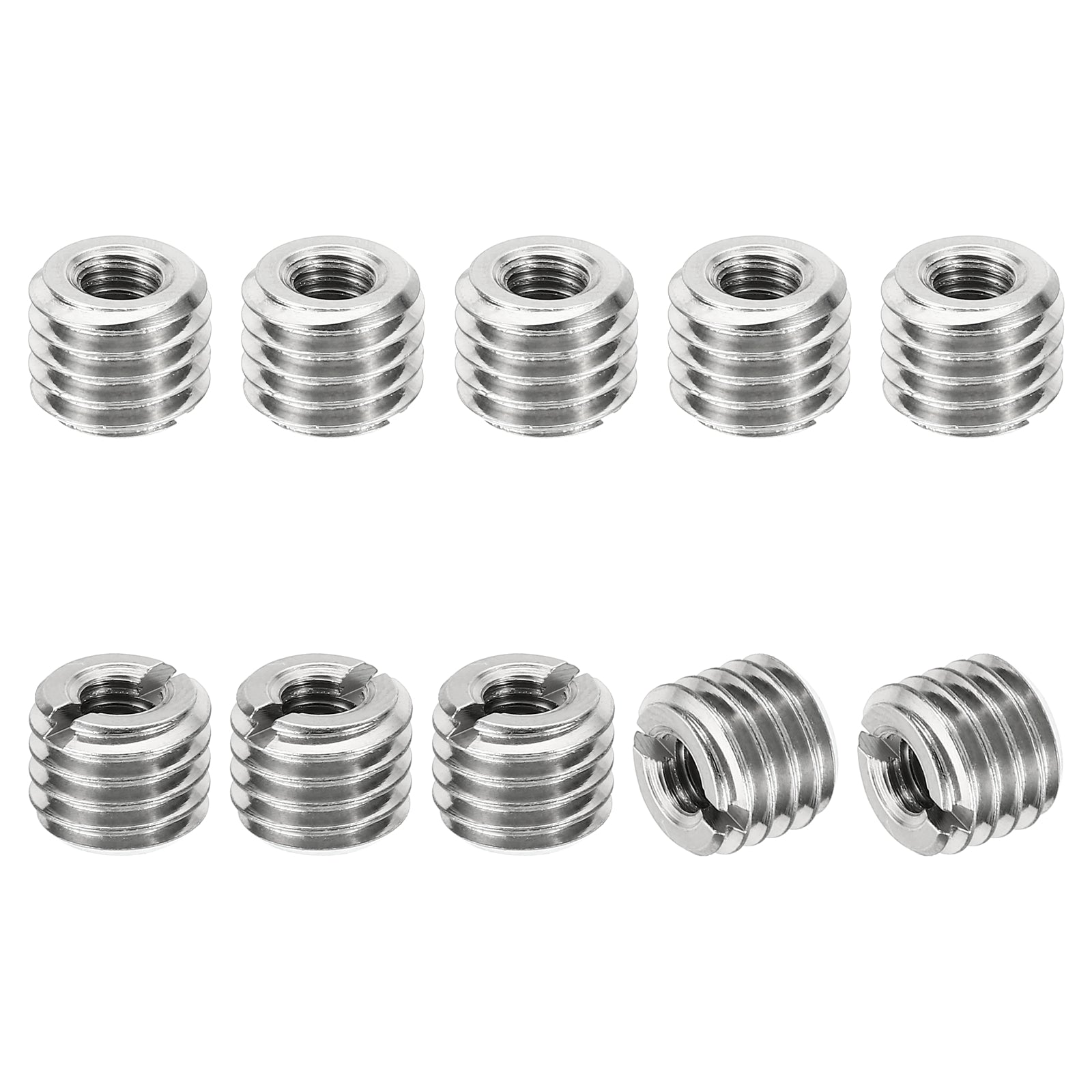 Thread Adapters Sleeve Reducing Nut, 10 Pcs M10*1.5 Male to M5*0.8 ...