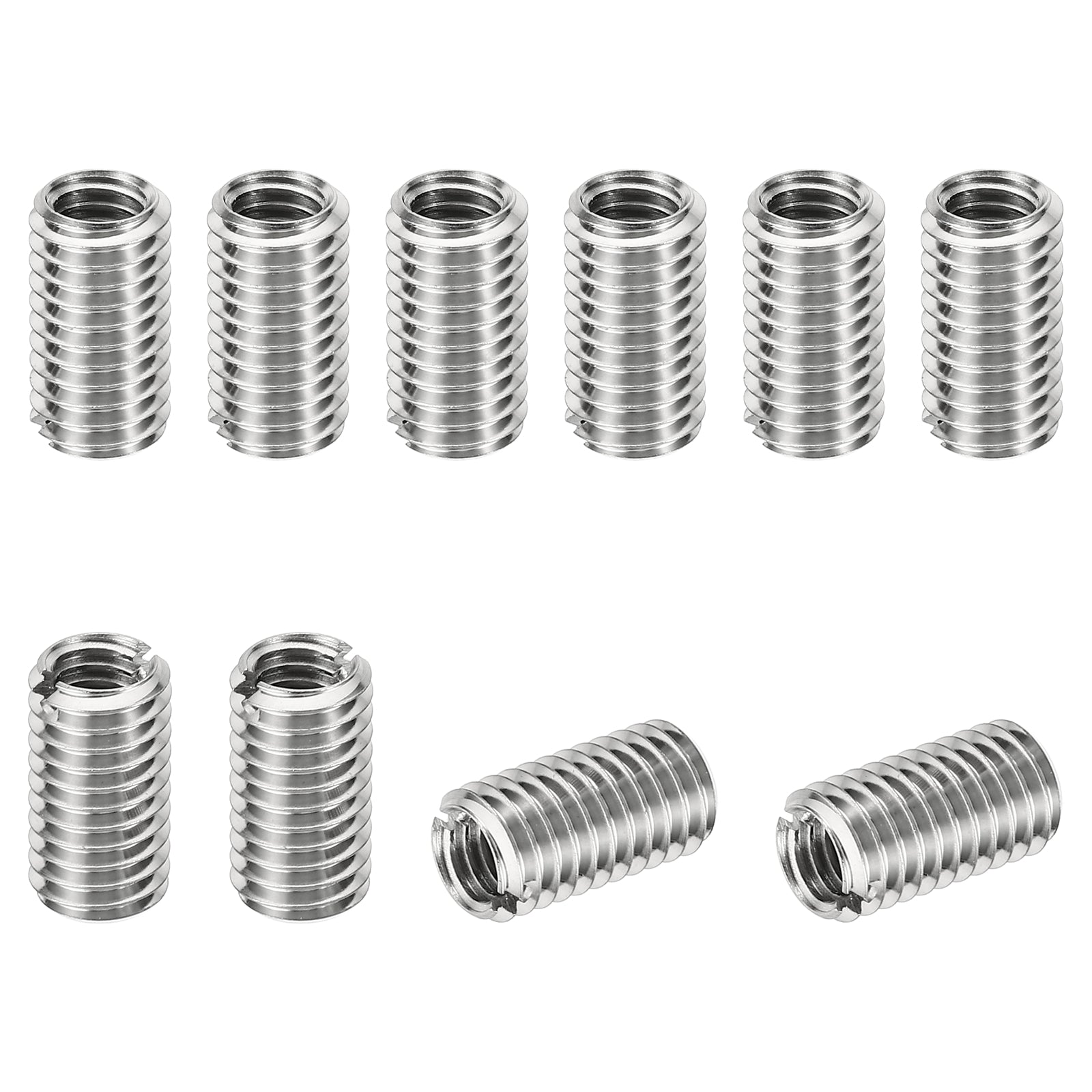 Thread Adapters Sleeve Reducing Nut, 10 Pcs M8*1.25 Male to M6*1 Female ...
