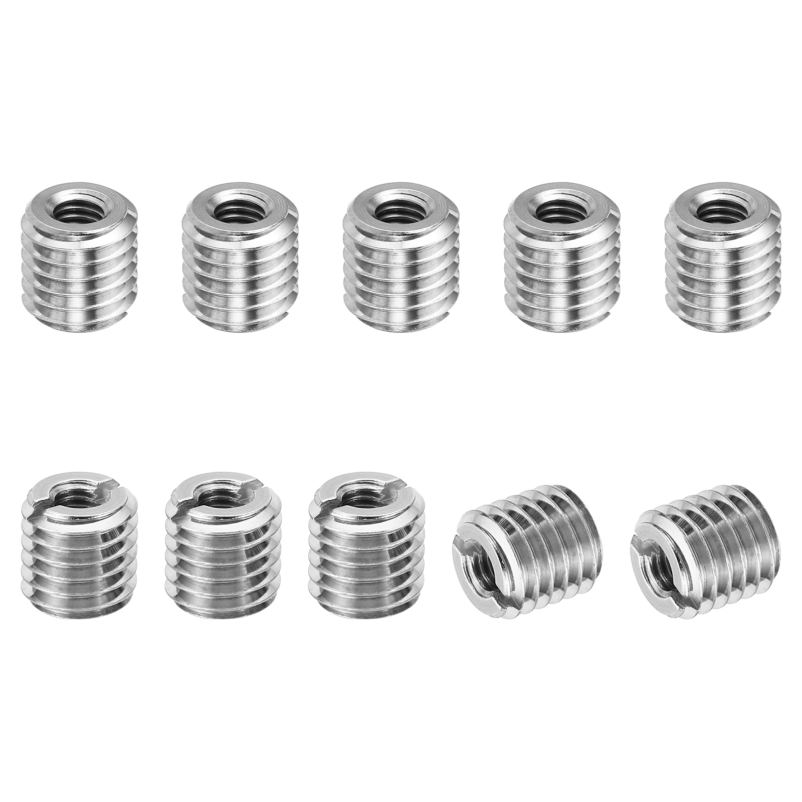 Thread Adapters Sleeve Reducing Nut, 10 Pcs M12*1.75 Male to M6*1 ...