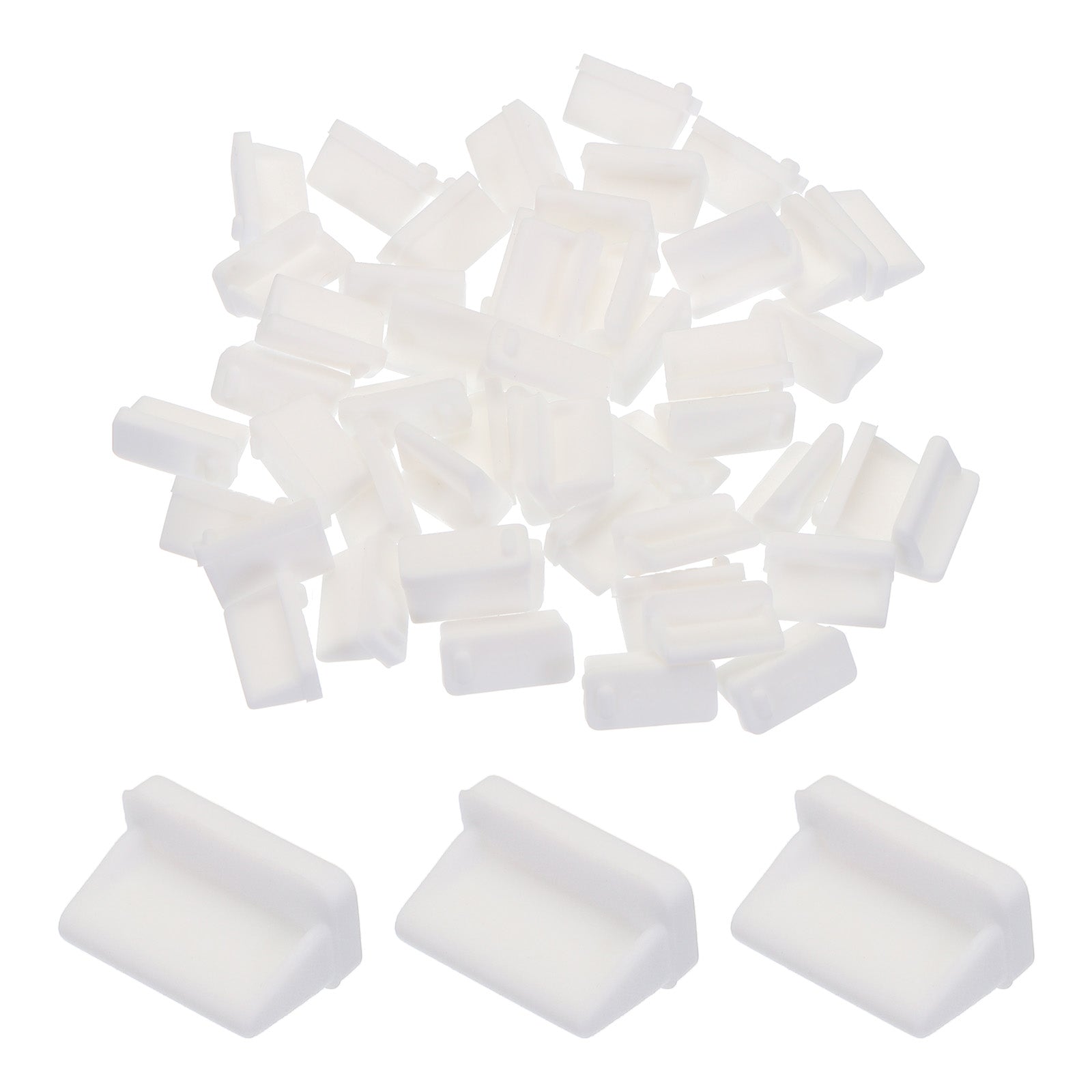 50pcs USB Type a Port Plugs Covers Caps Silicone Anti Dust Protector ...