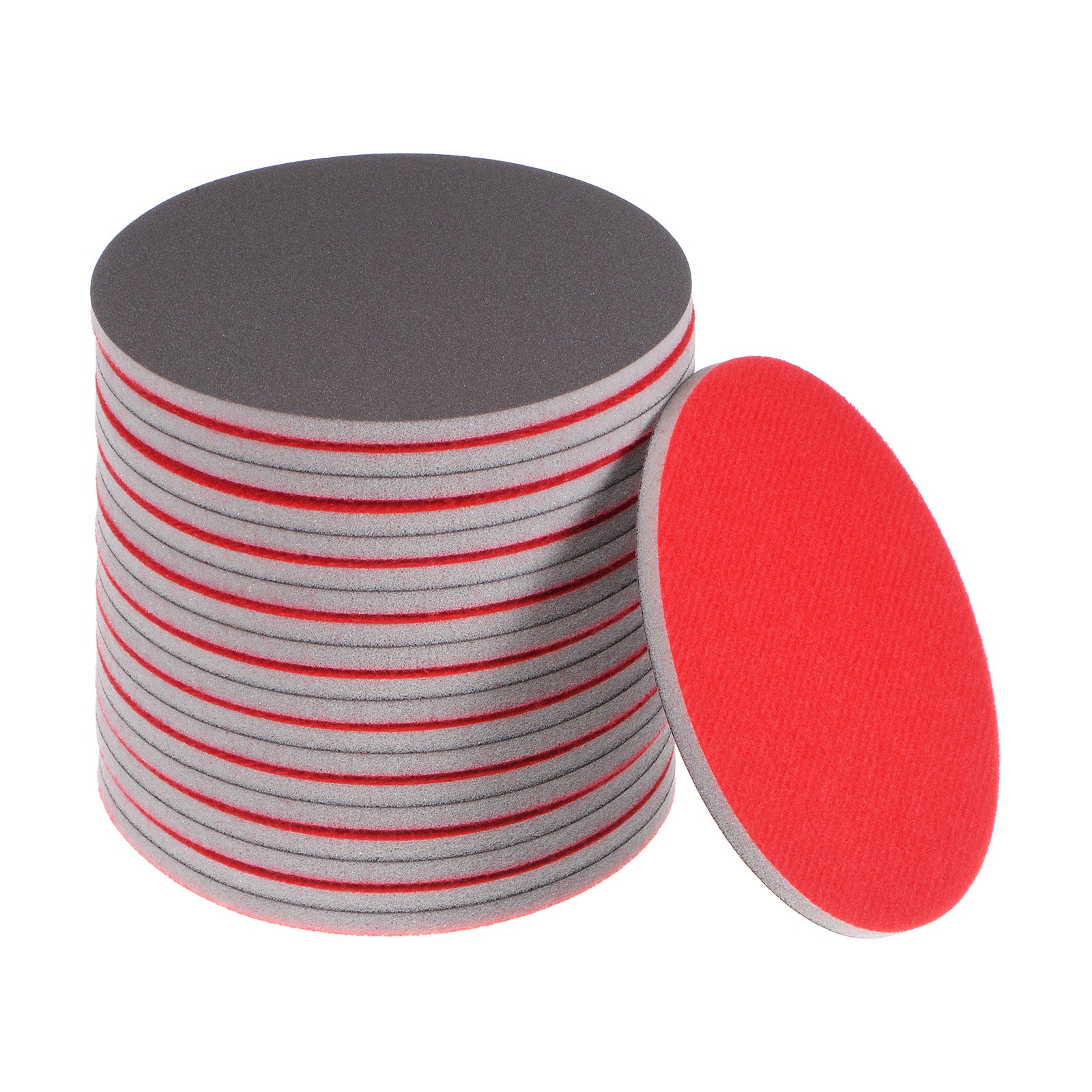 Uxcell 20pcs 1500 Grit Sanding Sponge 5 Inch Hook and Loop Sponge ...