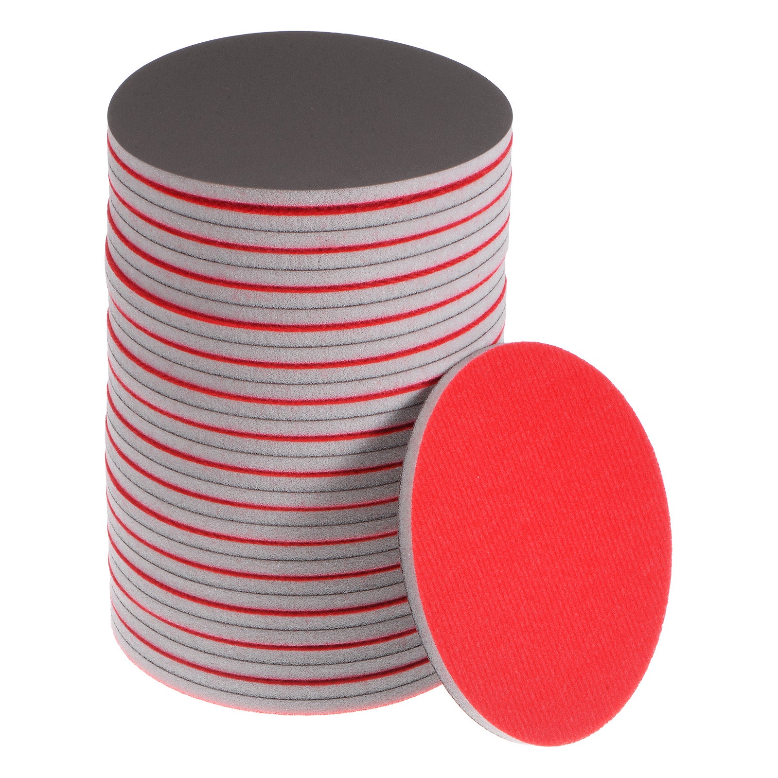 Uxcell 30pcs 3000 Grit Sanding Sponge 5 Inch Hook and Loop Sponge ...