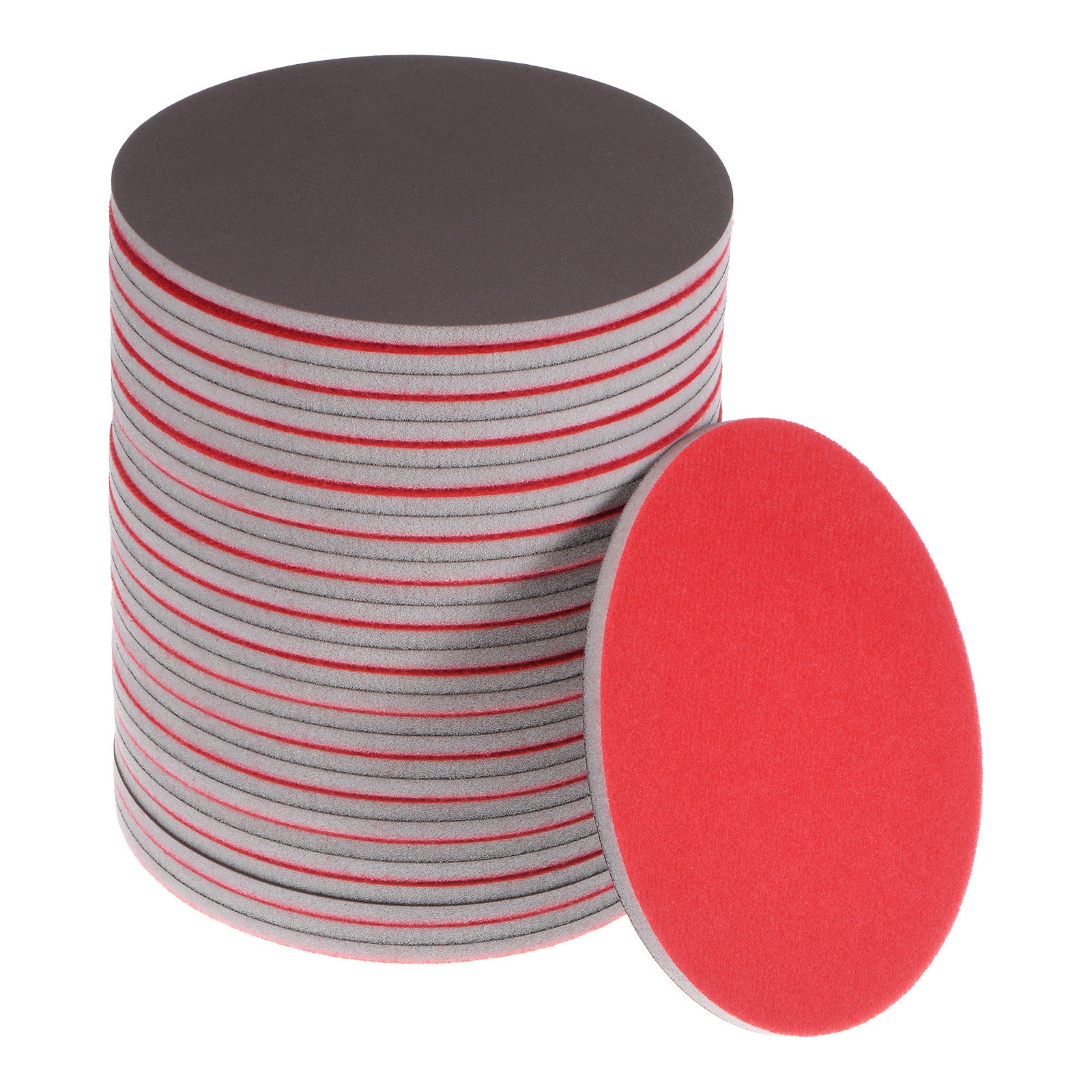 Uxcell 30pcs 3000 Grit Sanding Sponge 6 Inch Hook and Loop Sponge ...
