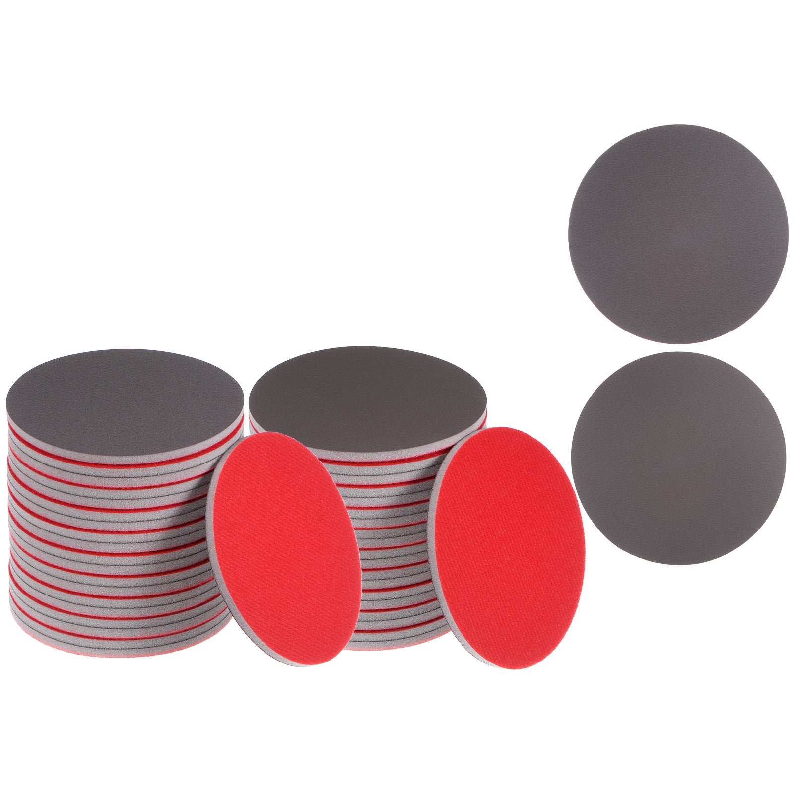 Uxcell 40pcs 5 Inch Sanding Sponge Set 2000 Grit 3000 Grit Hook and ...