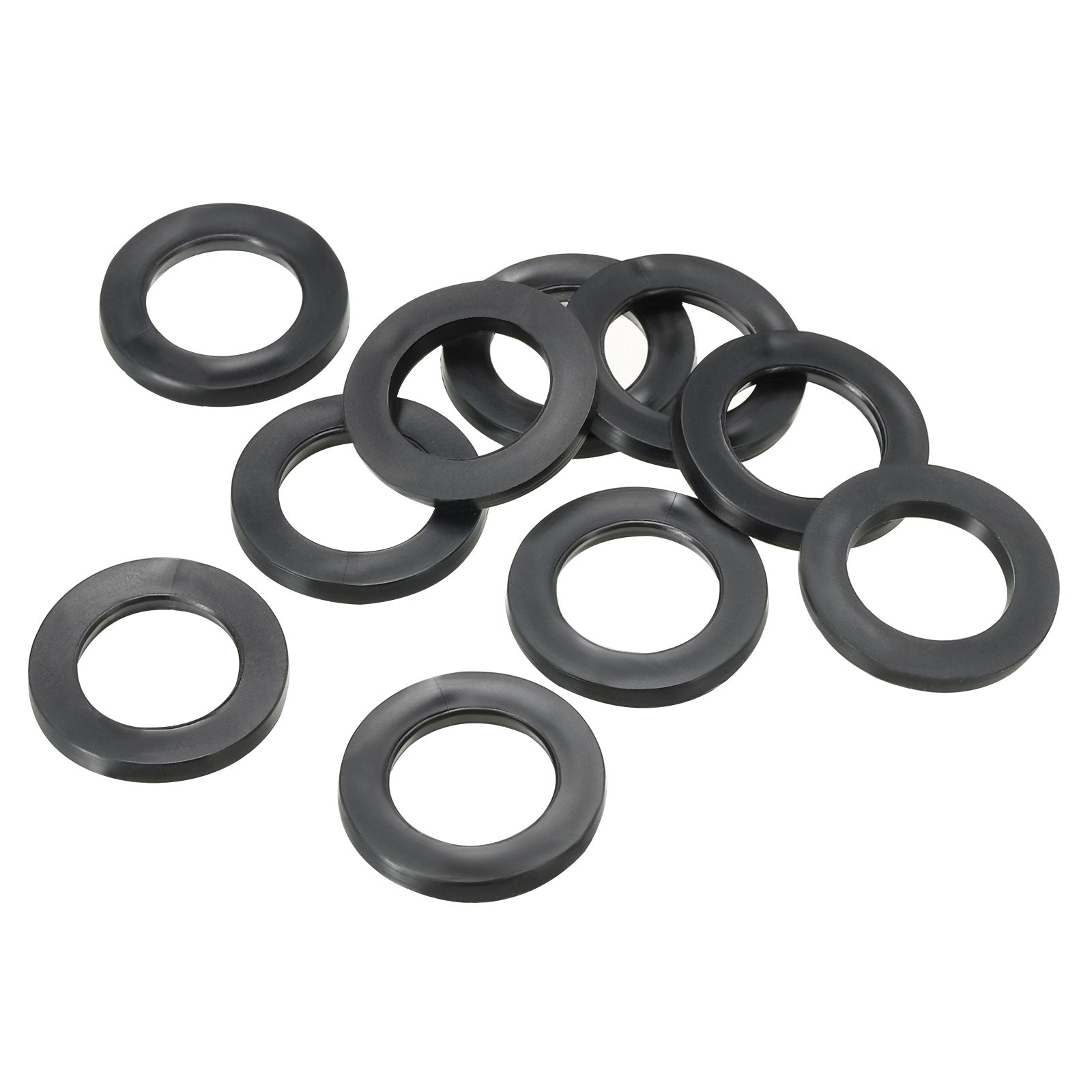M15 Rubber Flat Washer, 10pcs 15mm ID 23mm OD 2.5mm Thick Sealing ...