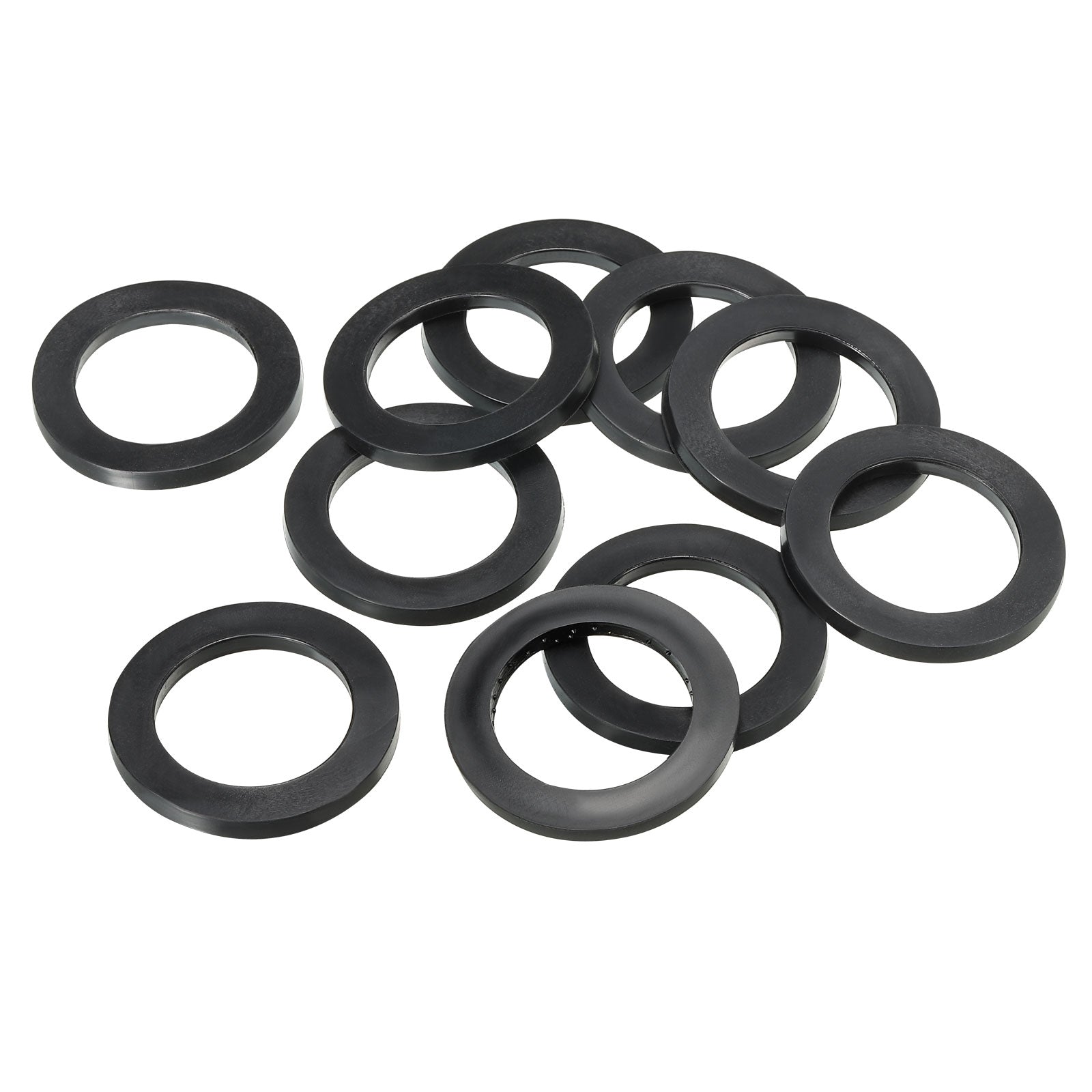 M32 Rubber Flat Washer, 10pcs 32mm ID 45mm OD 4mm Thick Sealing Spacer ...