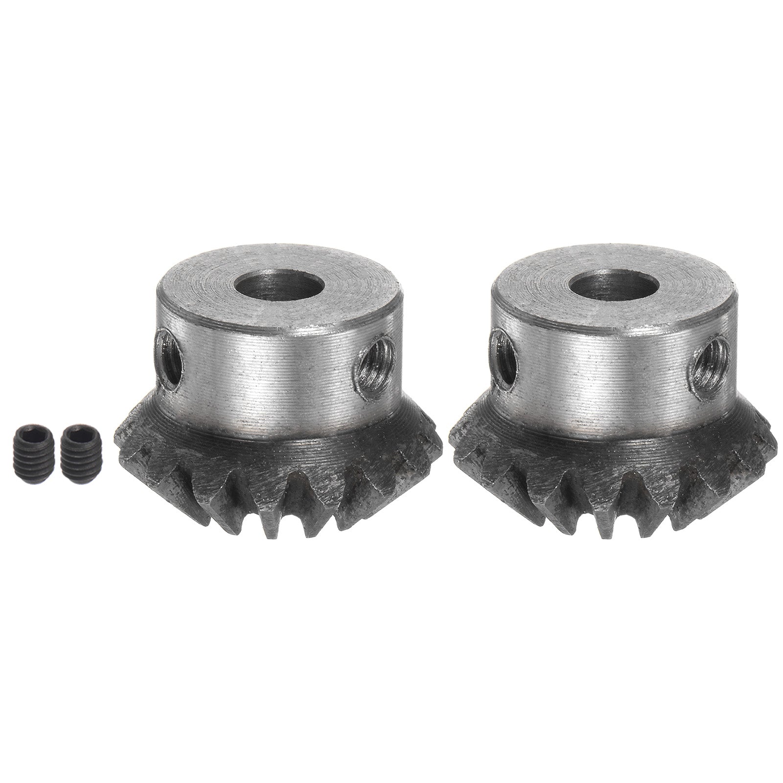 1.5 Module 16 Teeth 10mm Shaft Hole 90 Degree Steel Gears HARFINGTON 2 ...