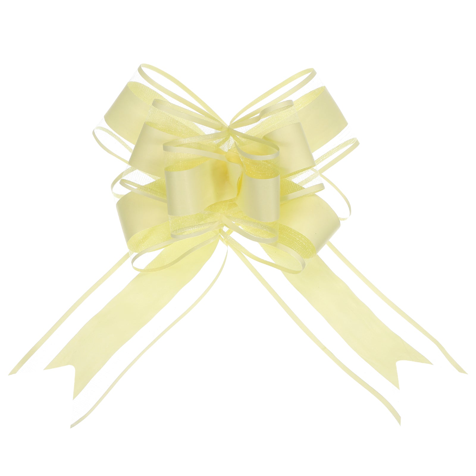 10pcs 9 Inch Extra Large Pull Bow Gift Wrapping Big Organza Bows Ribbon ...