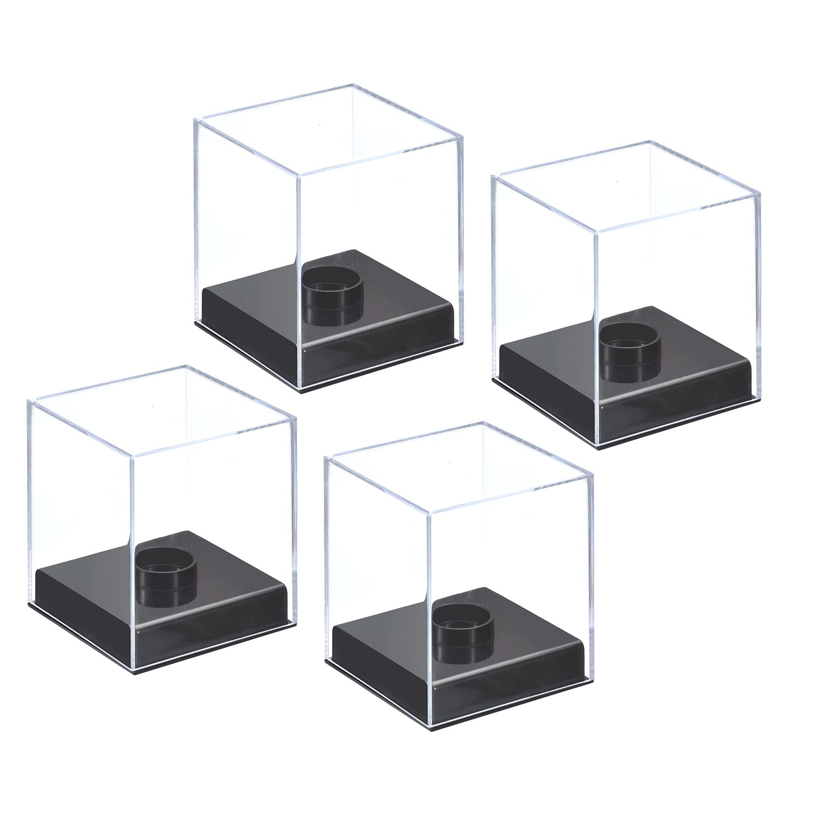 Baseball Display Case, Acrylic Cube Baseball Storage Case, Clear ...